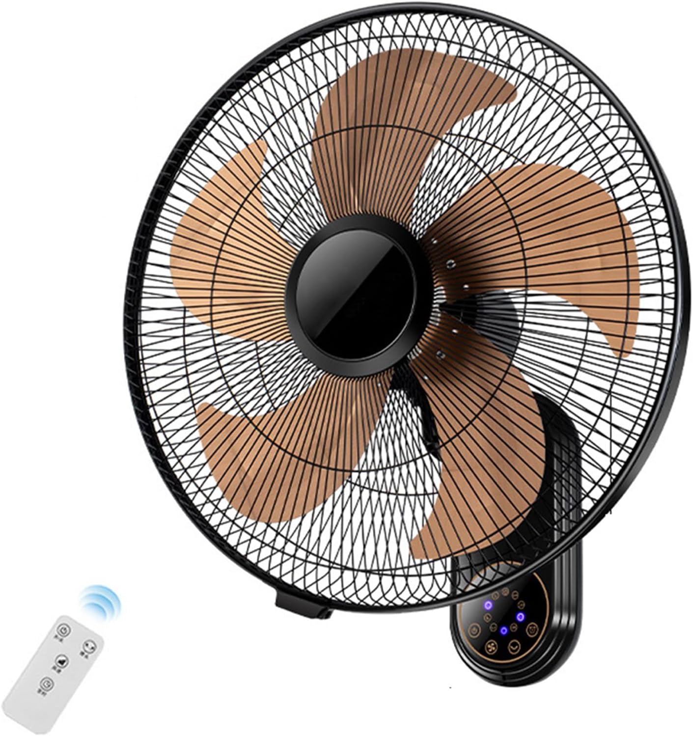 Amazon.com: High Velocity Wall Fan with Remote control Wall Fan, Quiet ...