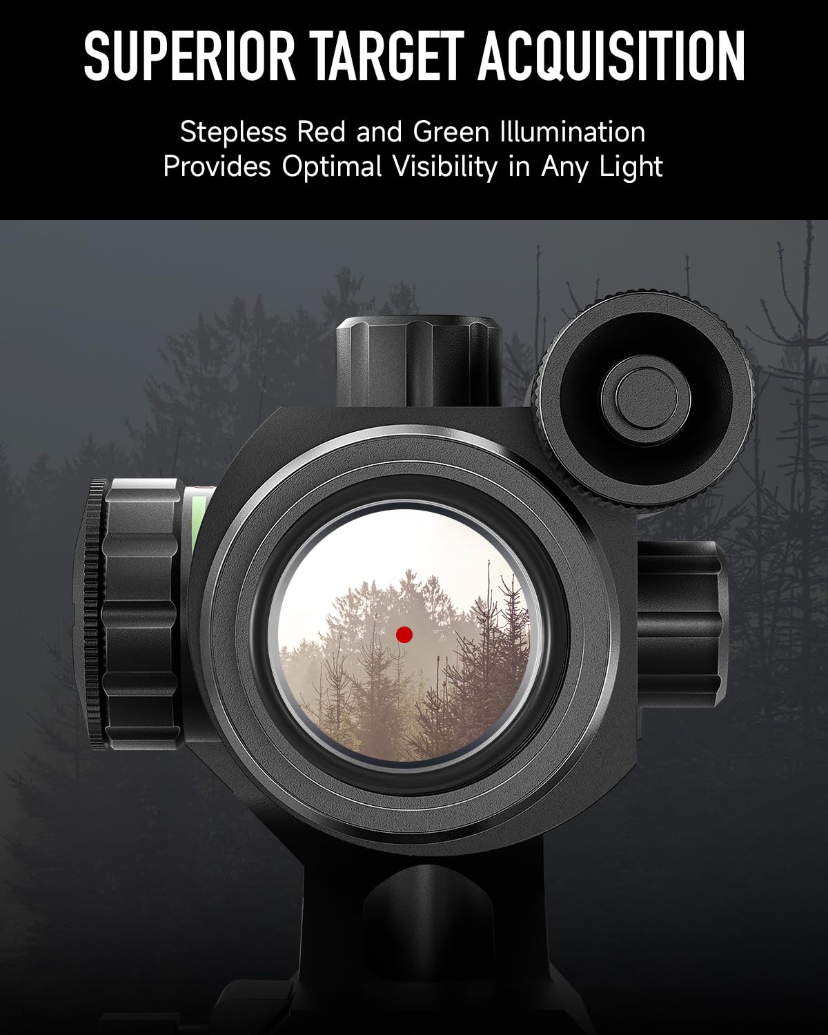 Snapklik.com : PINTY 1x30 Green Red Dot Sight