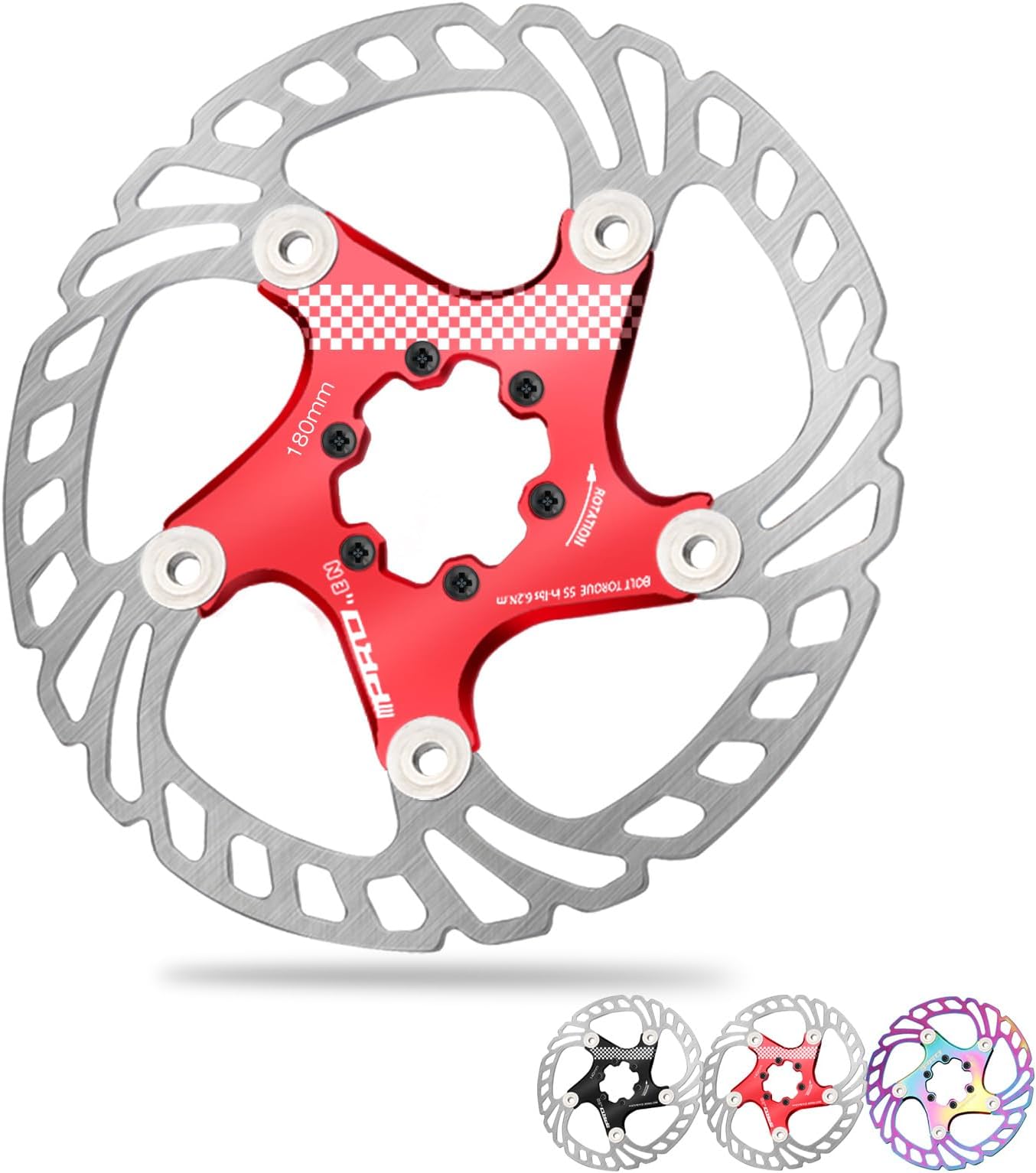 Amazon.com: BNVB 160/180/203mm Disc Brake Rotors，2Pcs/set G3 Stainless ...