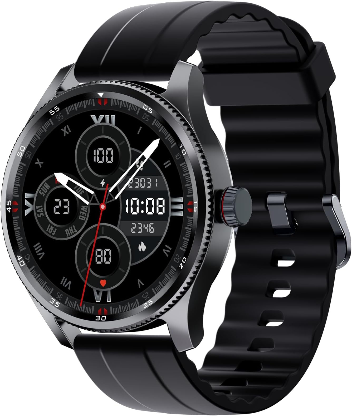 Amazon.com: aigo Smart Watch for Men with Heart Rate Monitor, Fitness ...