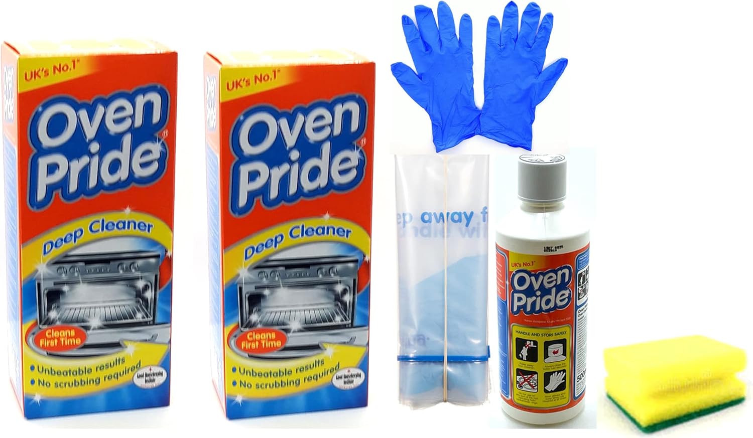 2 Packs of Oven Pride Oven Cleaner- 2X 500 ML Bottle - Bags for ...