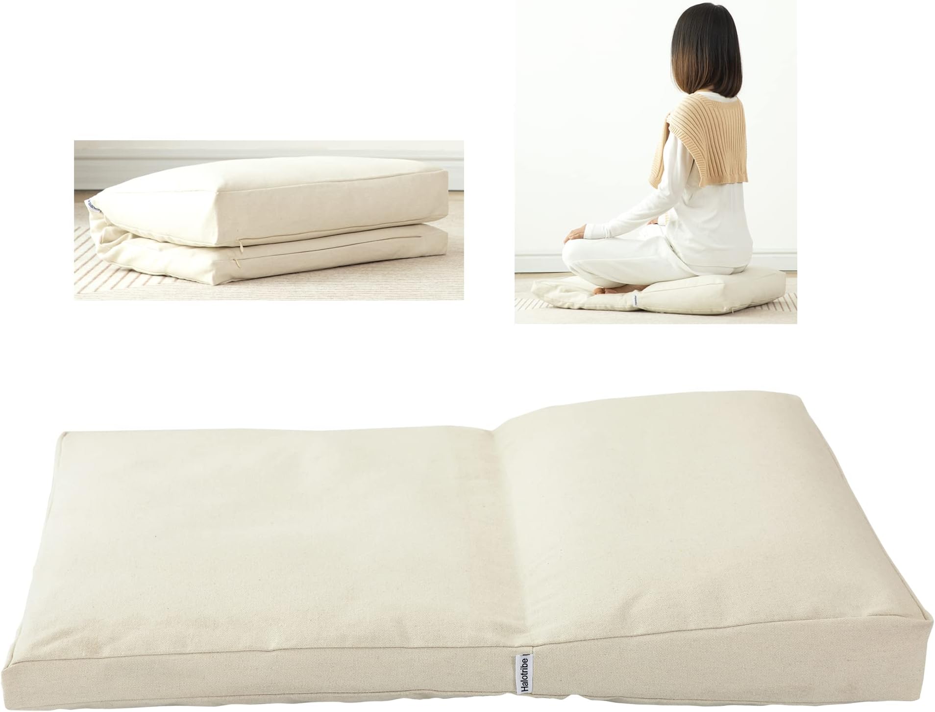 Amazon.com: HOMBYS Meditation Cushion Foam Meditation Pillows for ...