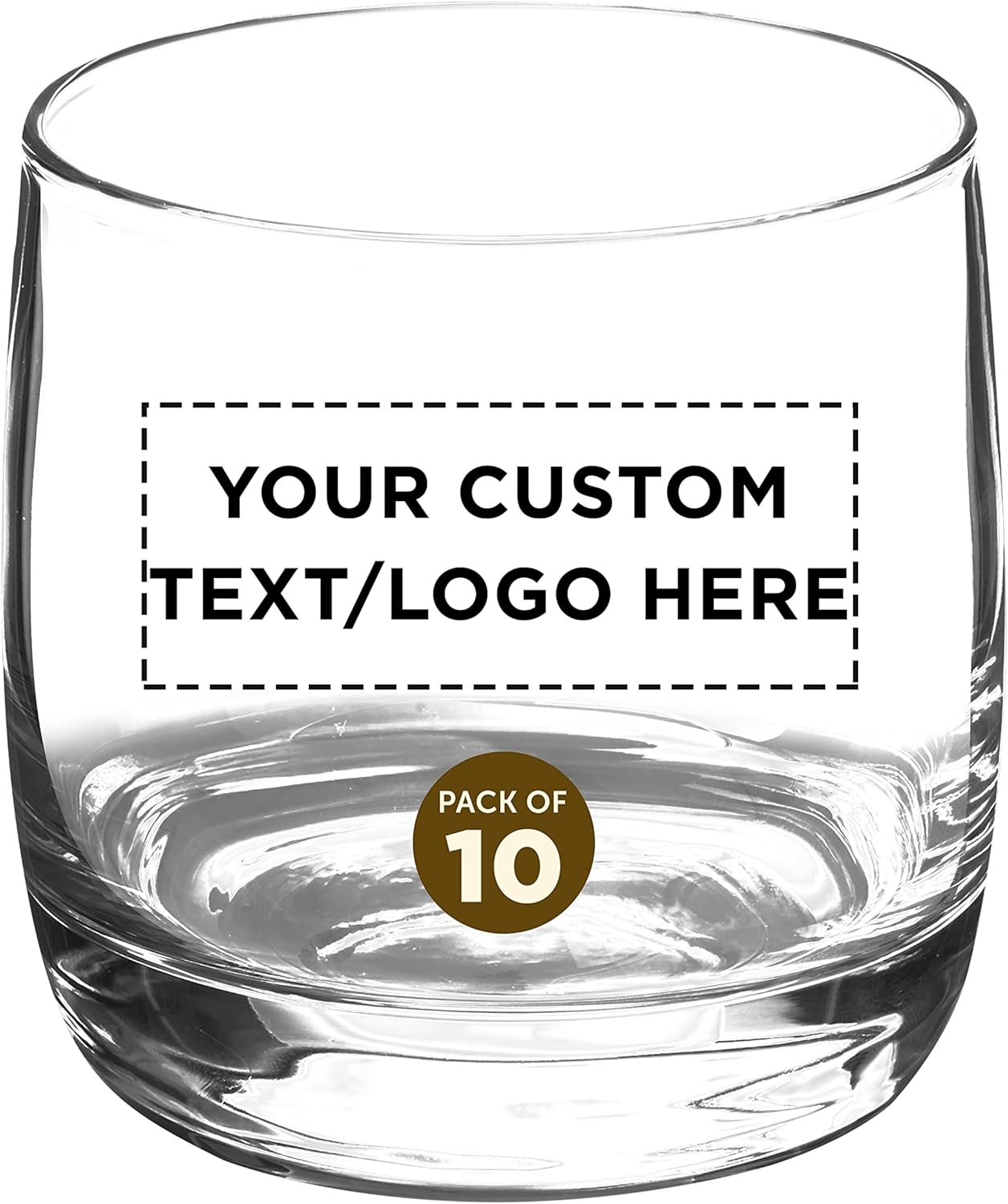 Amazon.com | Custom Nordic Whiskey Glasses by ARC 10 oz Set of 10 ...