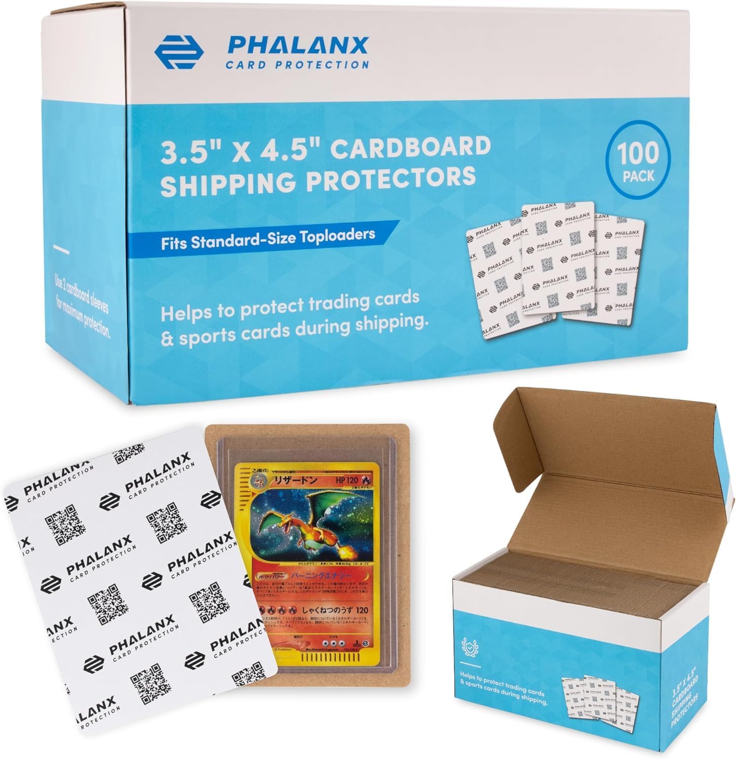 Amazon.com: Phalanx - Trading Card Shipping Protector, Precut Trading ...