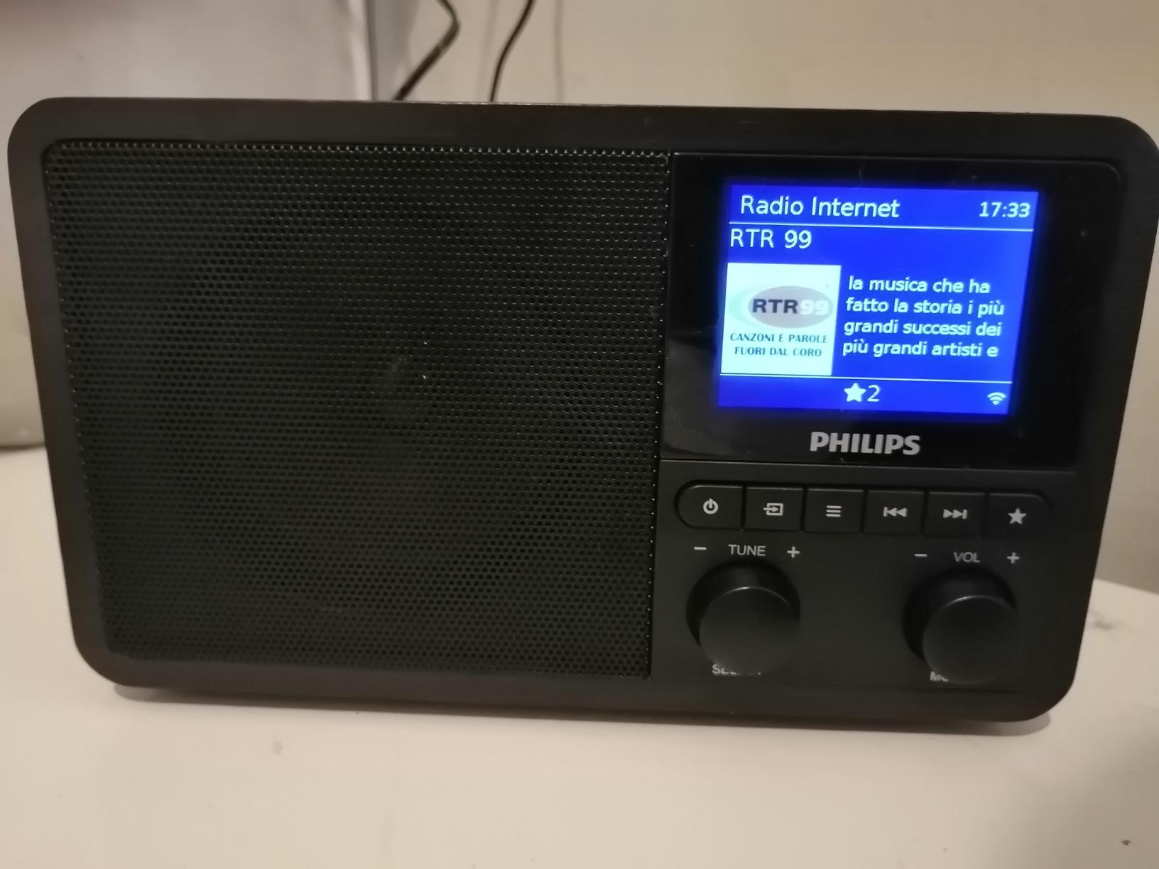 Philips DAB+ Internet Radio TAPR802/12 Clock Radio (Bluetooth, Sleep ...