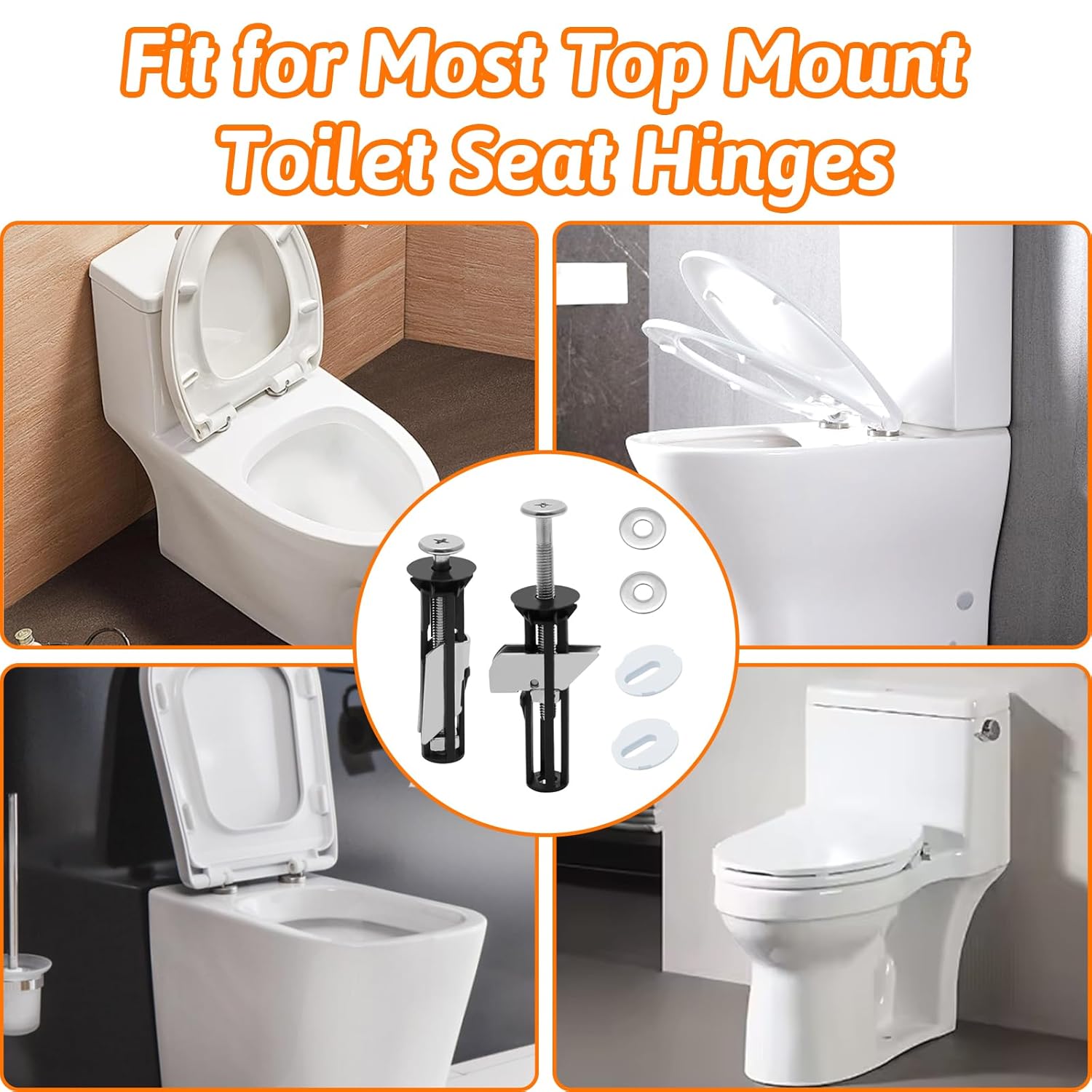 Heavy Duty Toilet Seat Fastener Bolt Kit