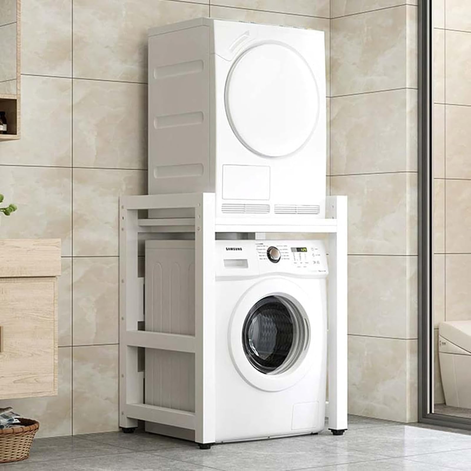 Washing Machine Stand Height Adjustable Washing Machine Stand Stacking ...