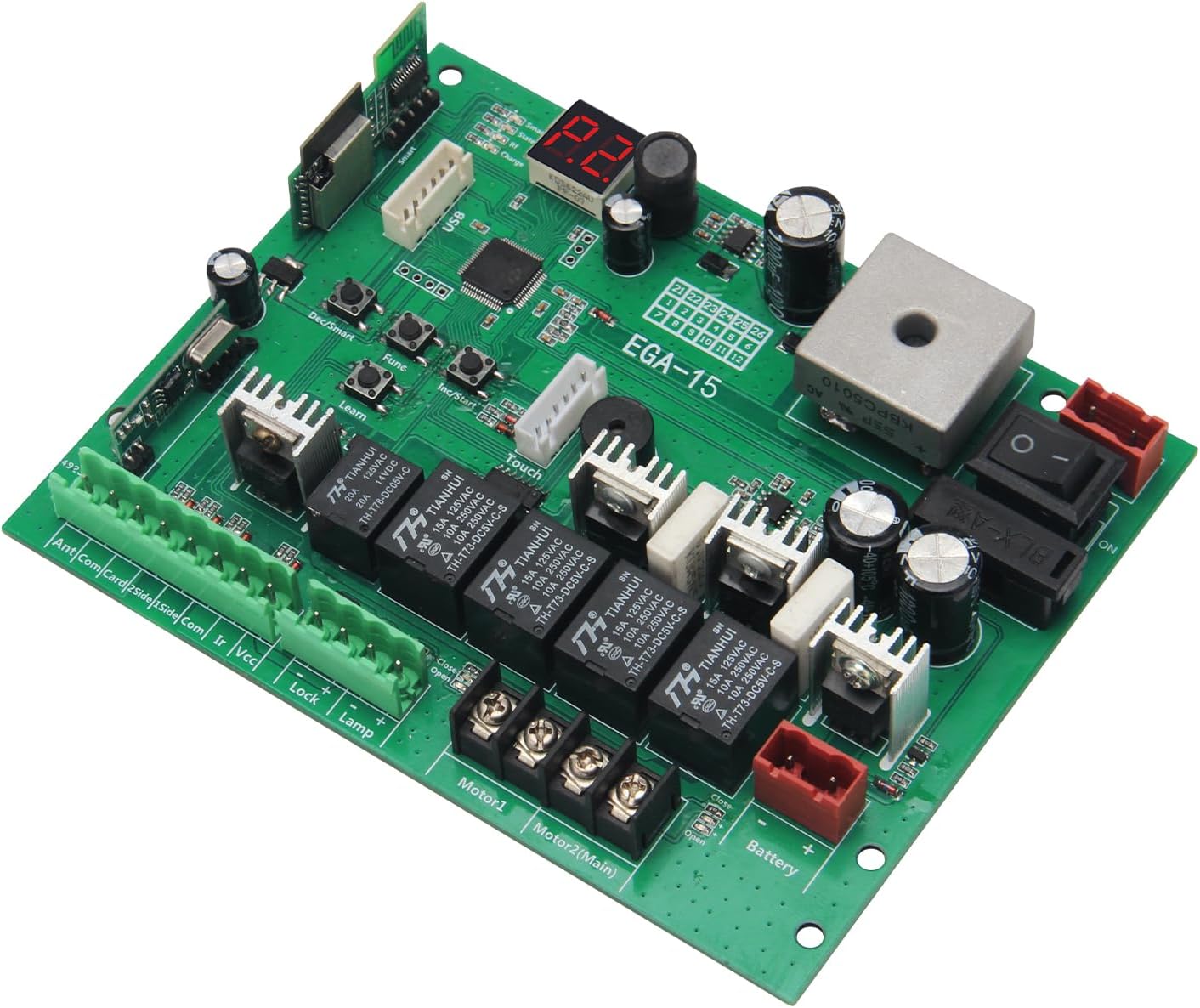 Upgrade- Swing Gate Opener Control Board with Charging Protection ...