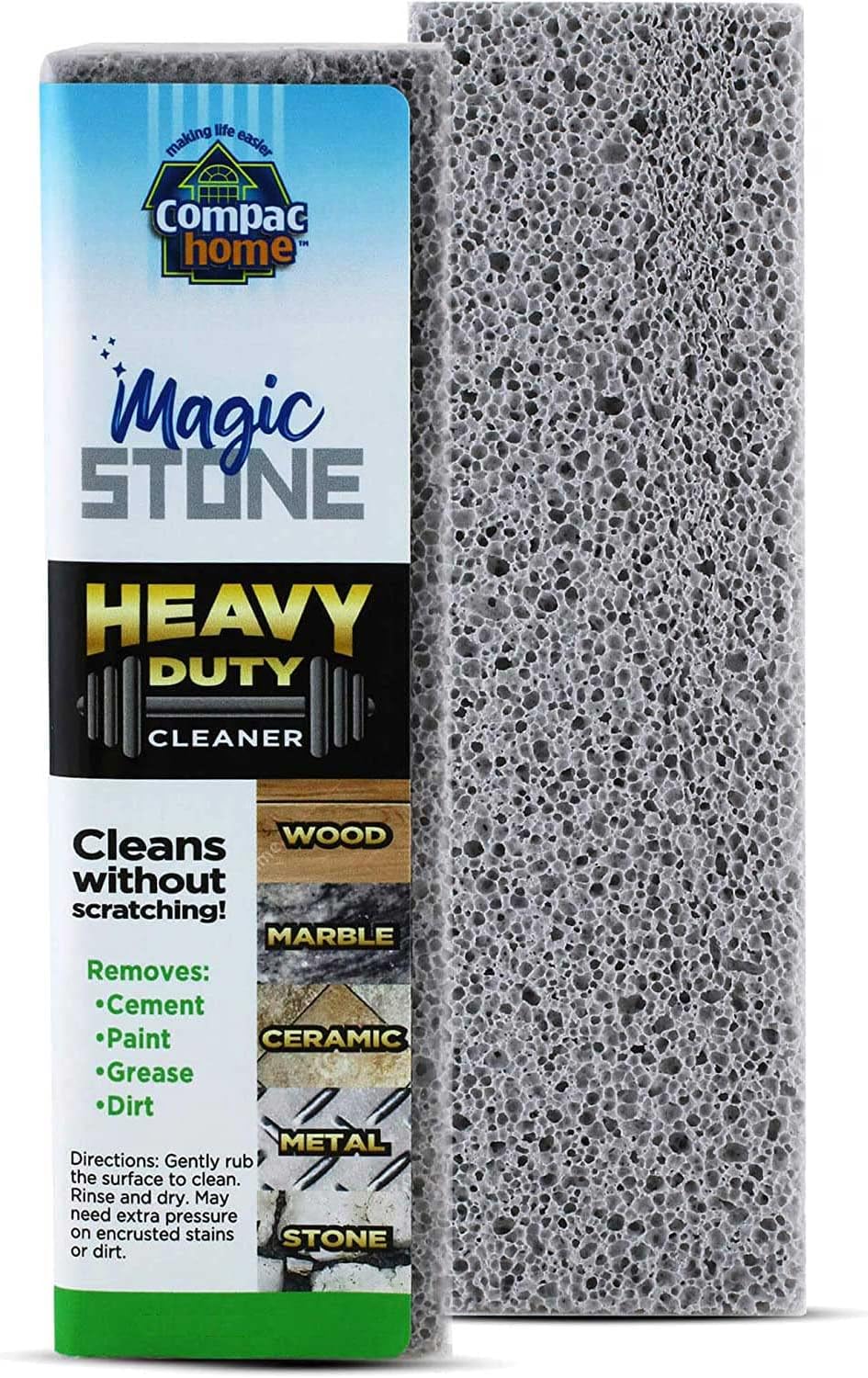 Amazon.com: Compac Home Magic-Stone Heavy Duty Cleaning Stick - Easily ...