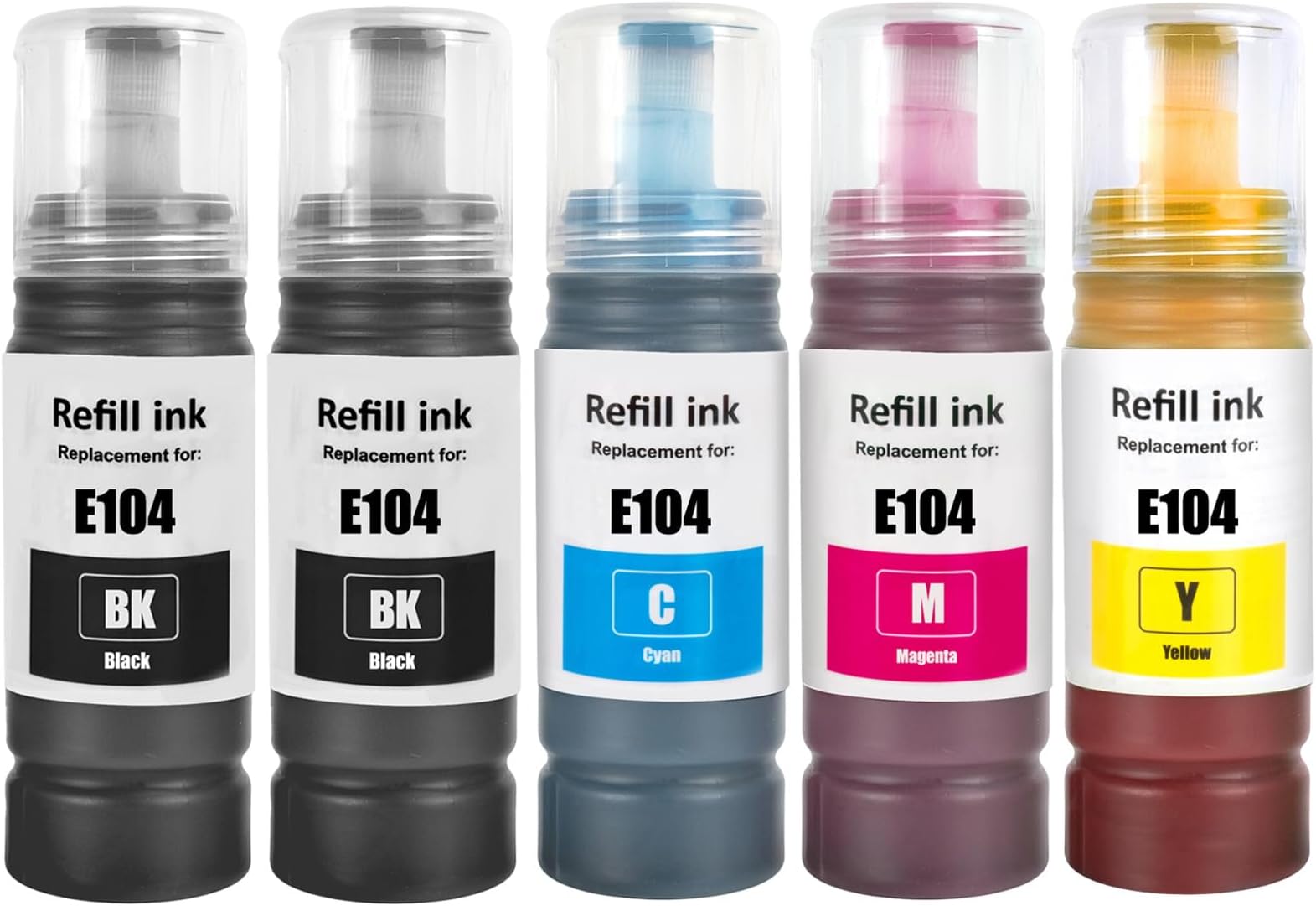 E104 Tinte Kompatibel mit E104 Tintenpatronen Nachfülltinte für ET-1810 ...