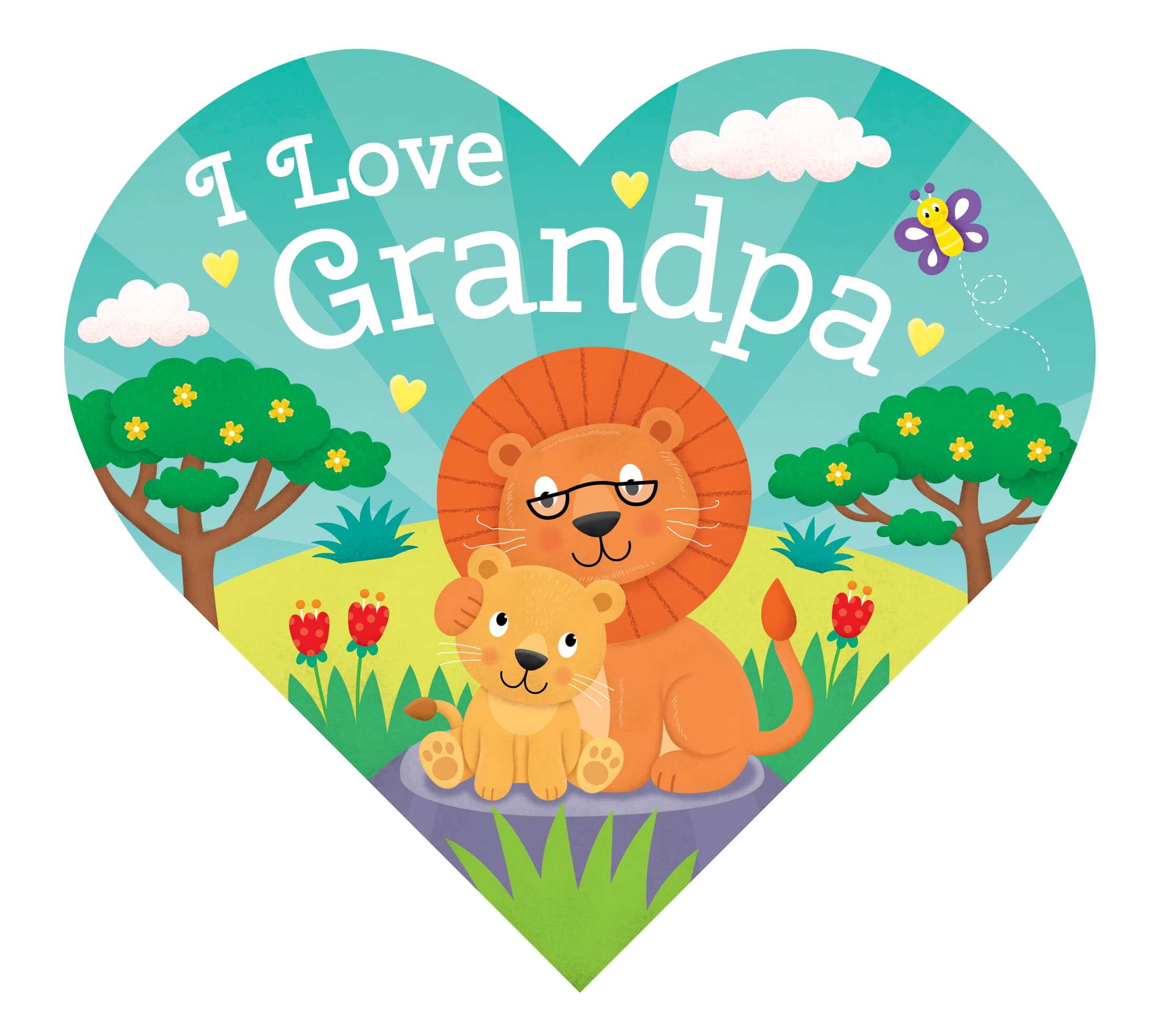 I Love Grandpa (Heart Shaped Board Books): Ashley Matthews, Kidsbooks ...