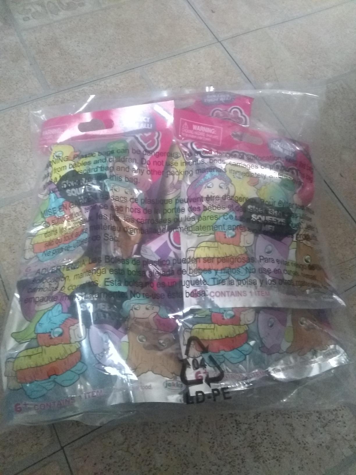 Amazon.com: Squish-Dee-Lish 5 Pack Slow-Rise Squishies, Series 3 - Pink ...
