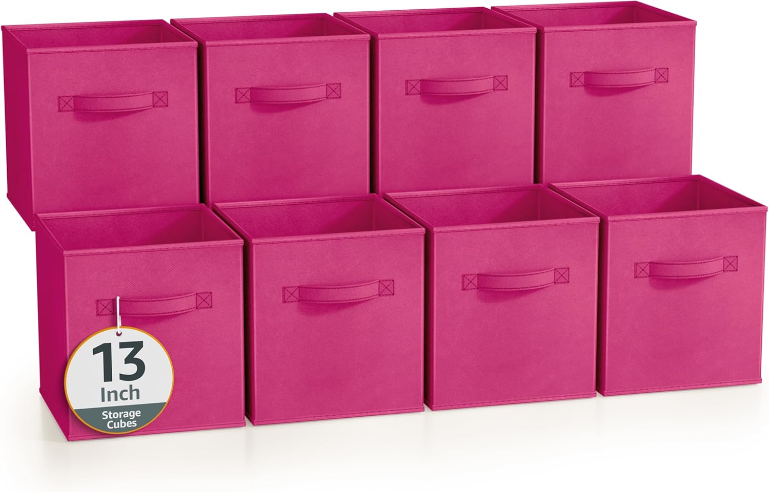 Amazon.com - Sorbus 13 Inch Storage Bins - Sturdy Collapsible Fabric ...