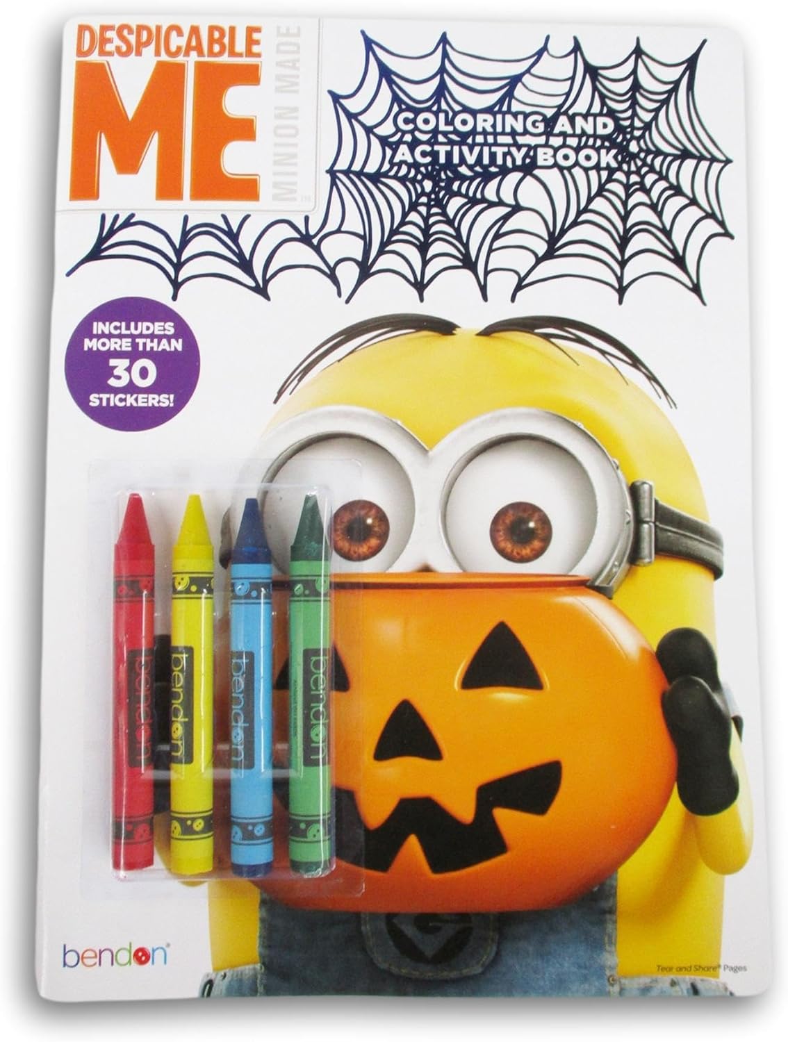 Amazon.com: Bendon Despicable Me Halloween Coloring and Activity Book ...