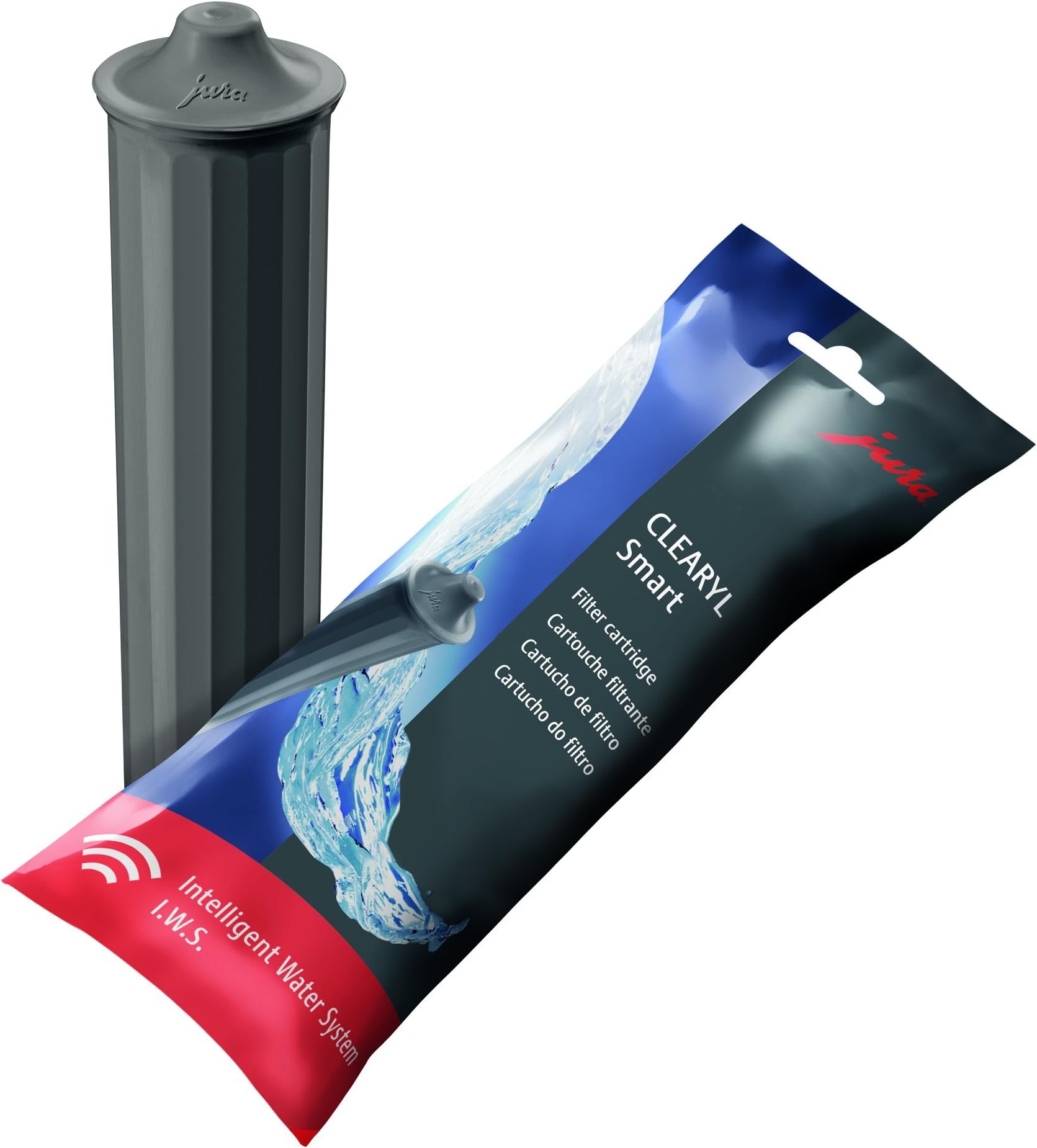 Amazon.com: Jura CLEARYL Blue Water Filter Cartridge, Blue, 1 Count ...