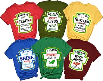 DT POD Condiment Shirt, Catch up with Jesus, Relish Sweet Jesus, Mayo ...