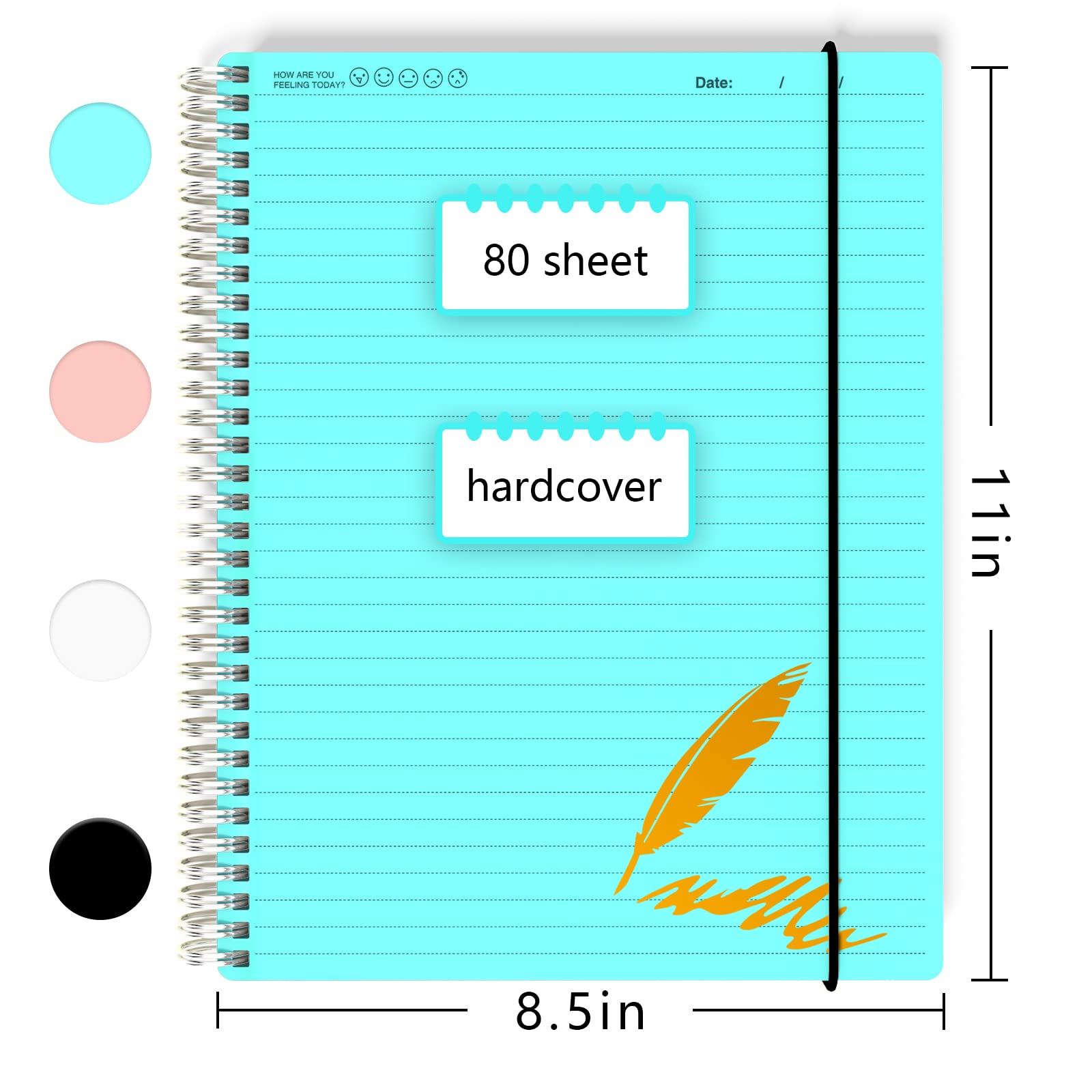 Snapklik.com : Yiozojio College Ruled Spiral Notebook - A4 Notebooks ...