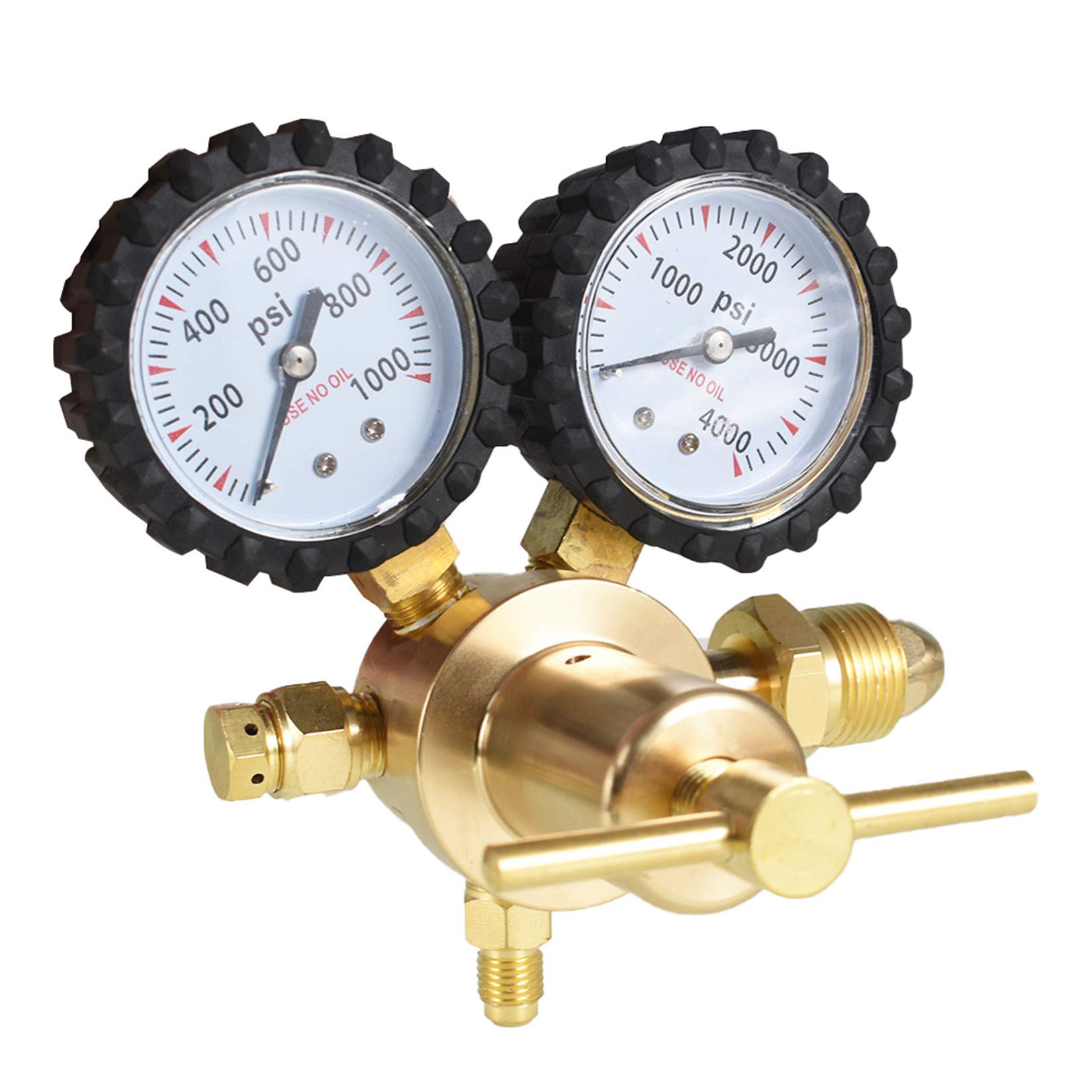 Buy Nitrogen Regulator 0-800PSI Delivery Pressure Brass CGA580 Inlet ...