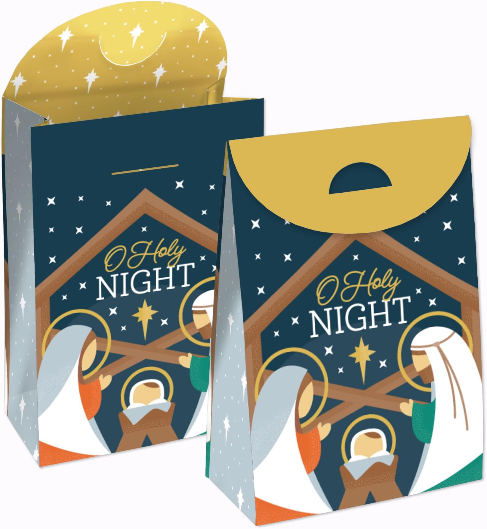 Amazon.com: Big Dot of Happiness Holy Nativity - Manger Scene Religious ...