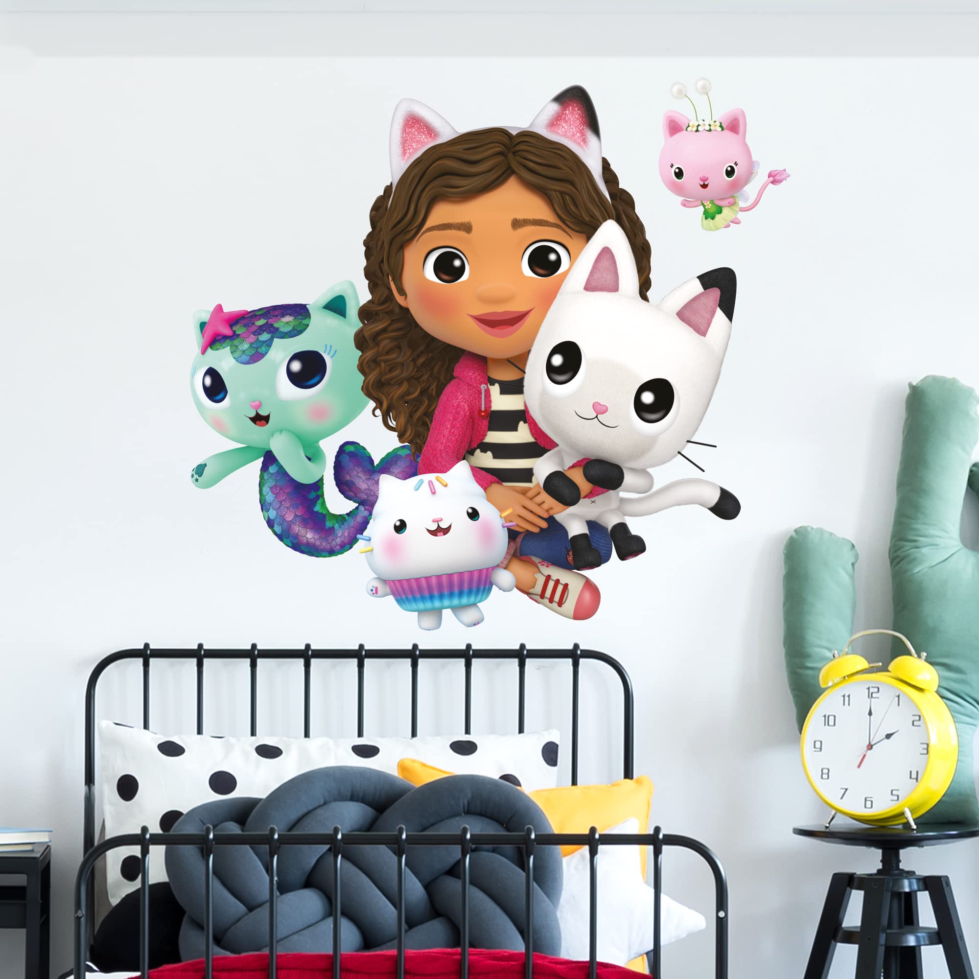 Buy Themed Gabby's Dollhouse Wall Sticker - Gabby and Friends Sat Down ...