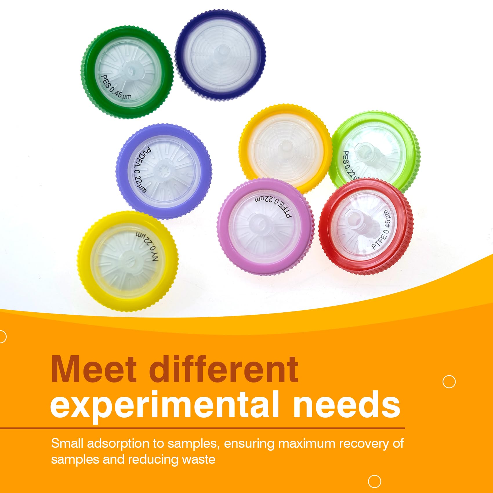 Snapklik.com : PEKYBIO 30 Pack PTFE Syringe Filters