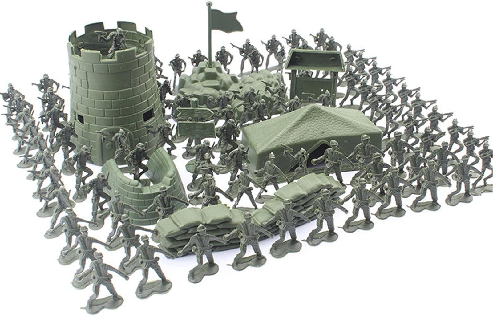 Plustopoy Medieval Castle Knight Toy Soldier Figures Army Men Toys, The ...