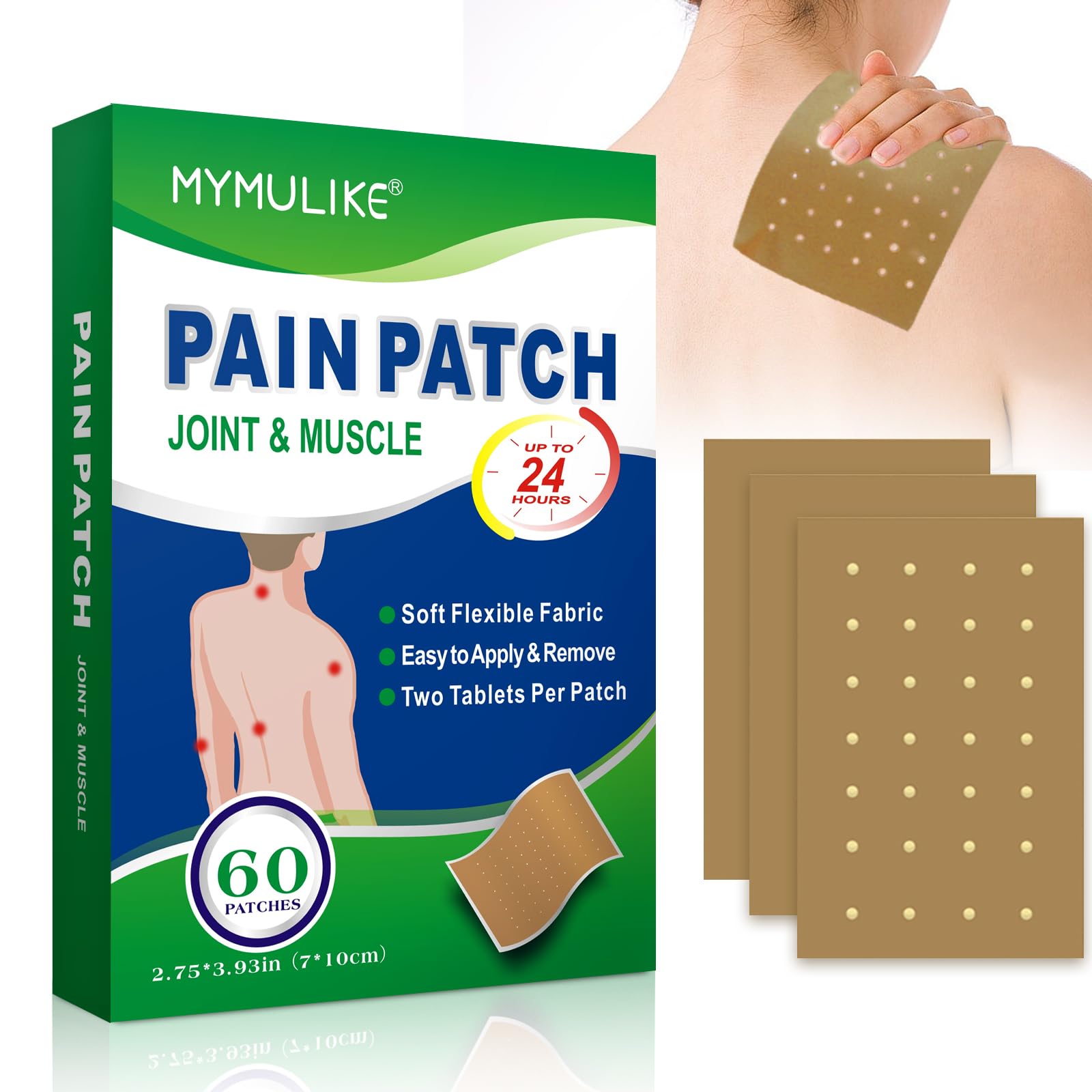 Amazon.com: MYMULIKE Heat Patches, 60 Count Warming Herbal Plaster ...