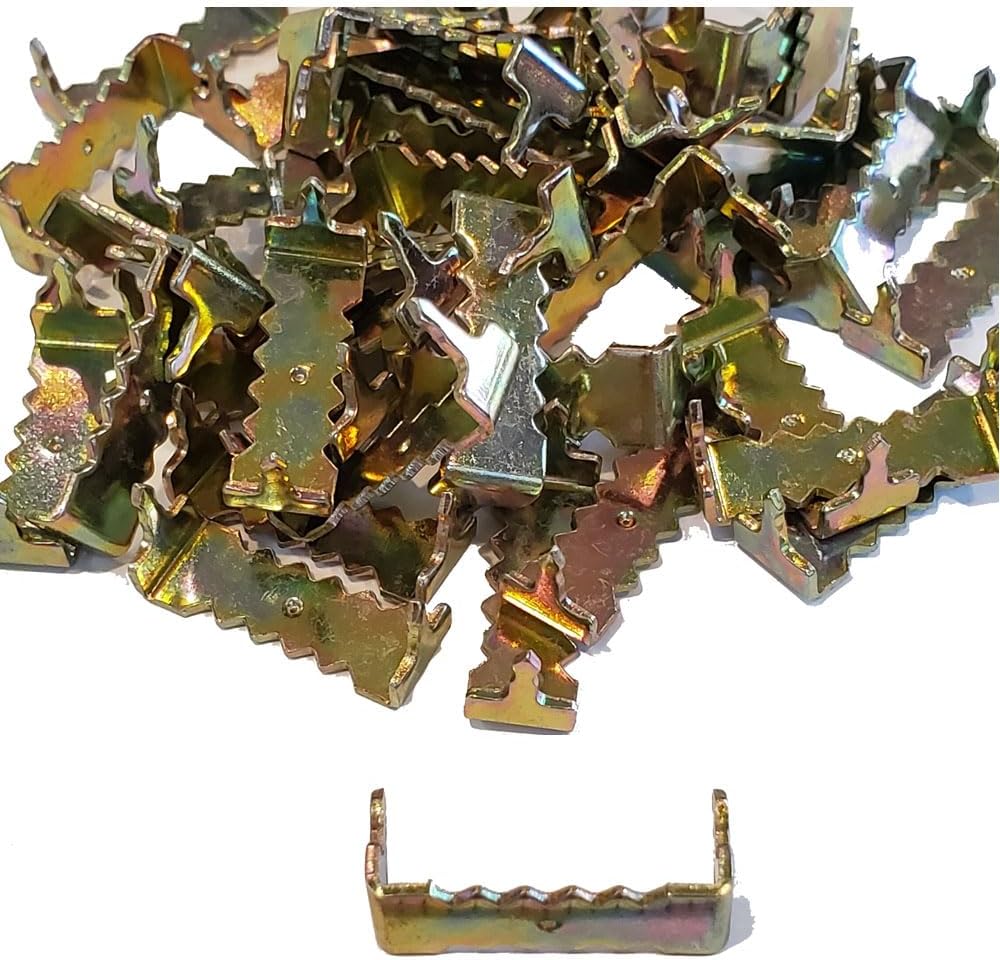 Sawtooth Picture Hangers No Nail - 100 Pack - 1 Inch - Zinc Silver ...
