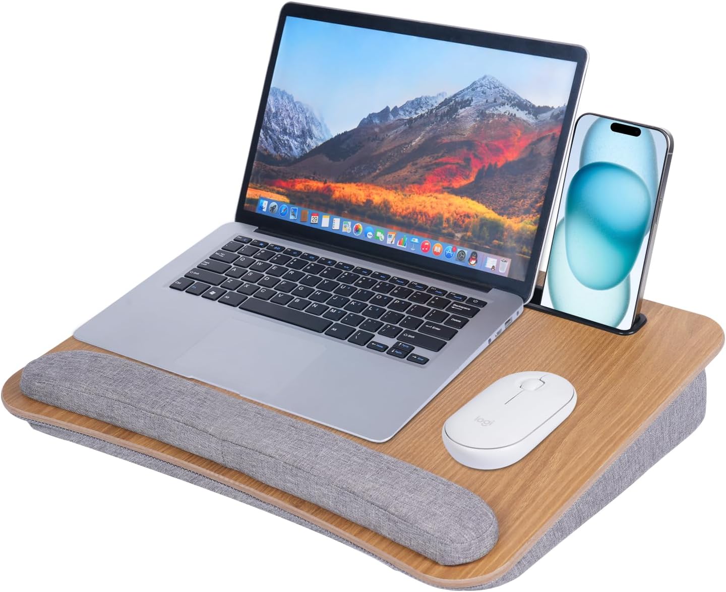 Amazon.com: Adjustable Lap Desk - with 8 Adjustable Angles & Dual ...