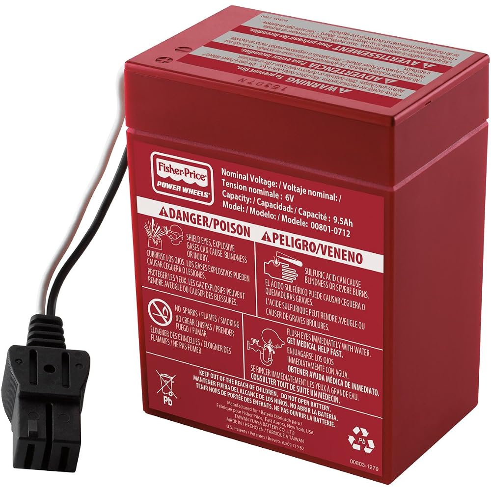 Power Wheels 6 Volt Batterynull