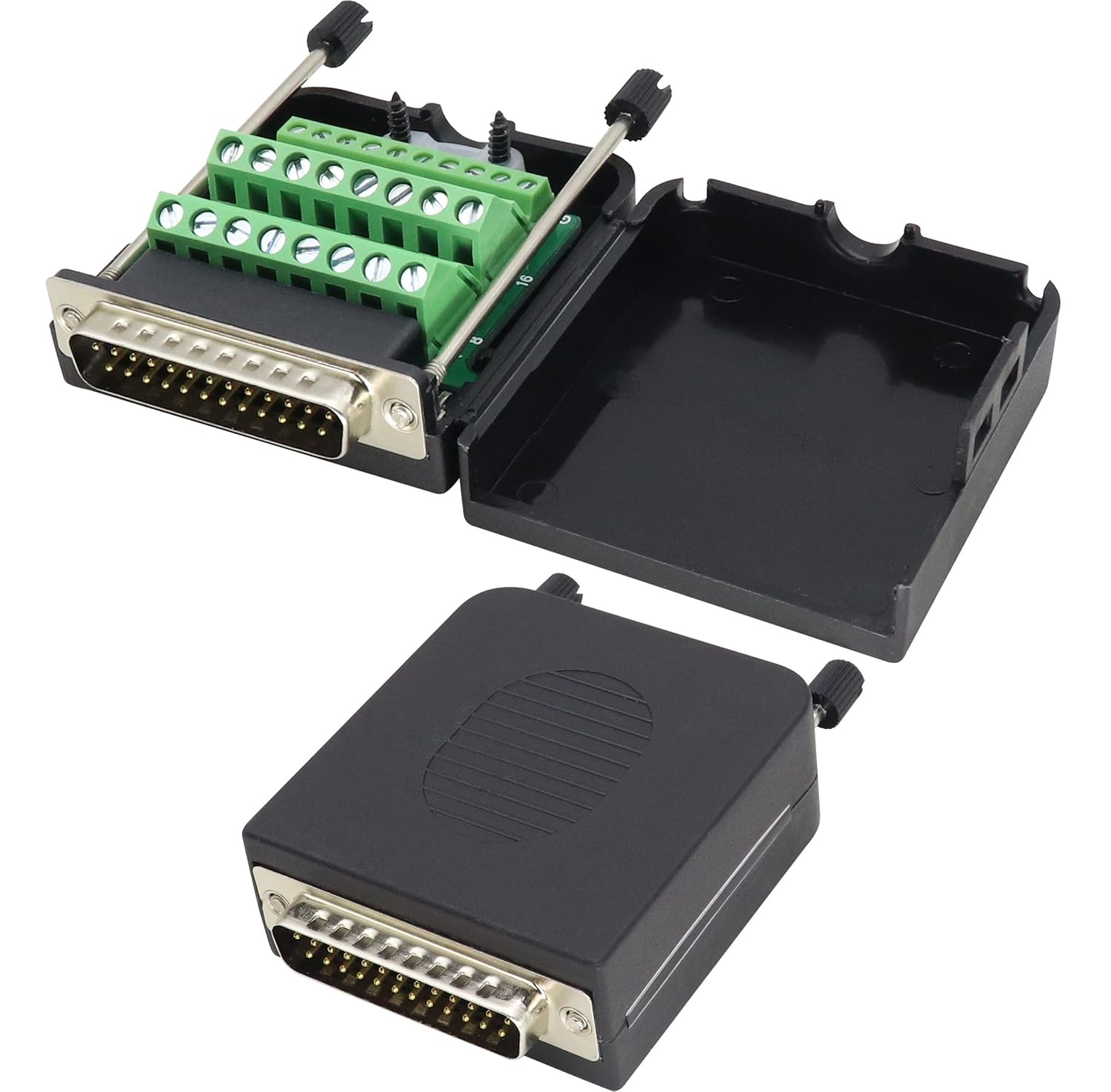 Amazon.com: AAOTOKK DB25 Long Bolt Screw Adapter D-SUB DB25 Male Jack ...