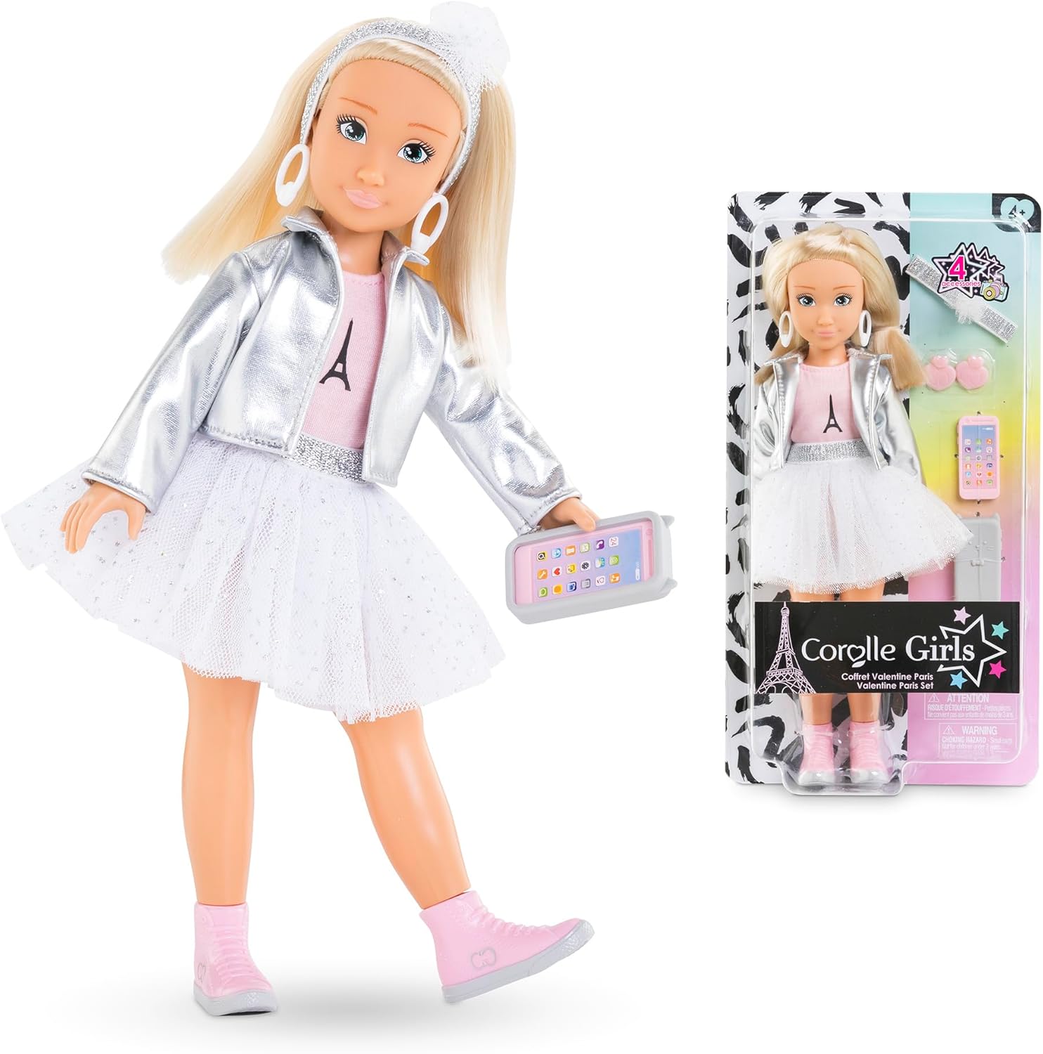 Corolle Girls Valentine Paris Fashion Dressing Doll in Paris Fashion ...