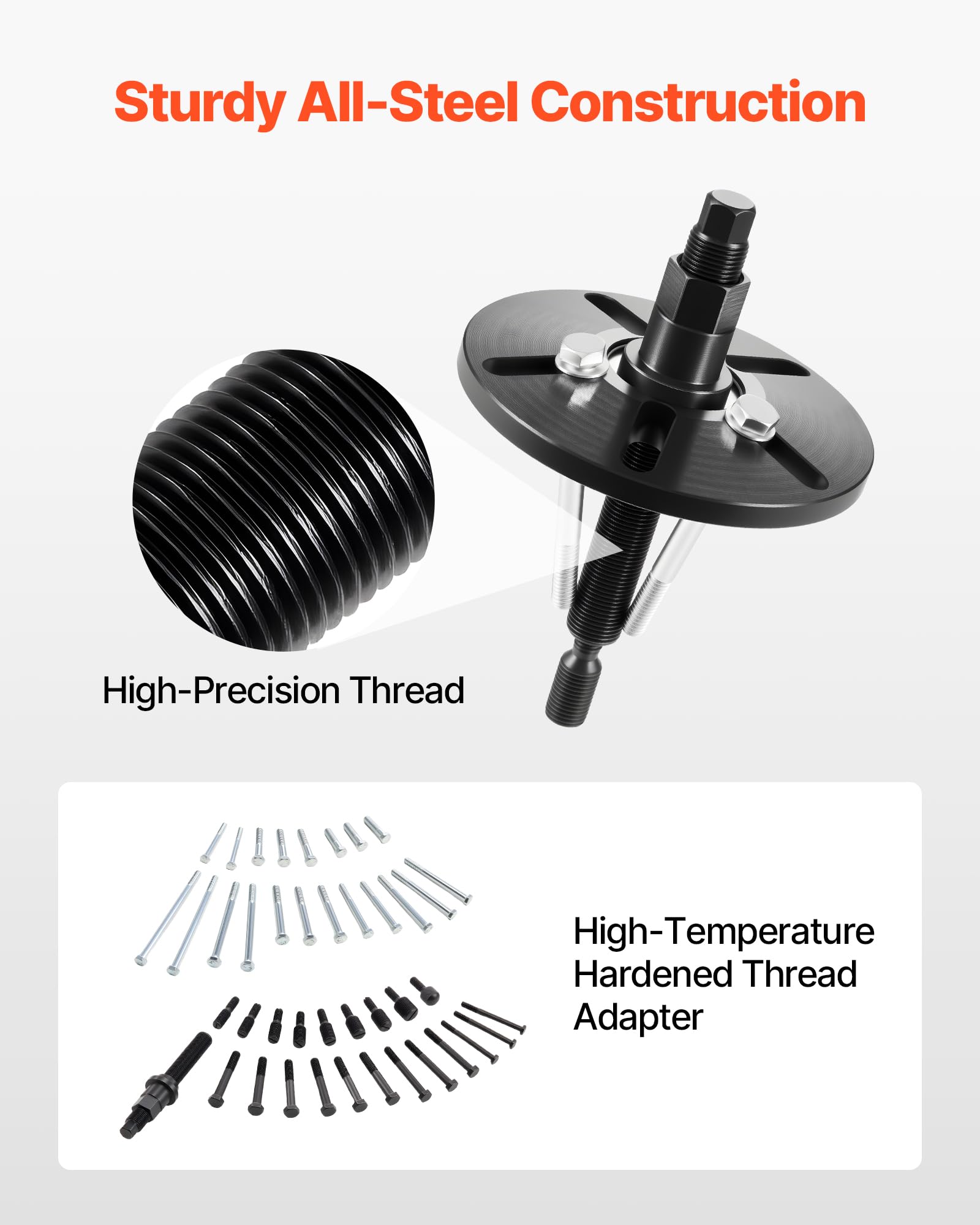 Snapklik.com : Harmonic Balancer Puller Removal & Install Tool Kit, All ...