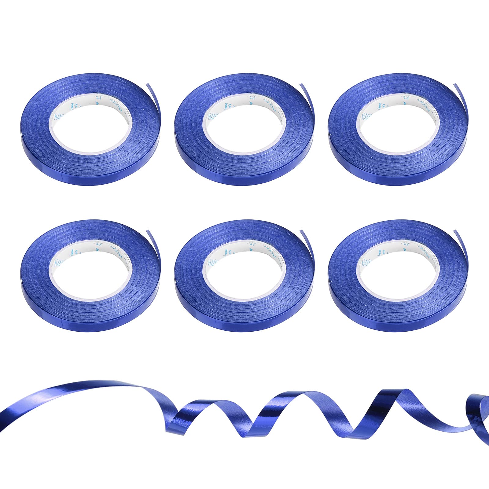 Amazon.com: PATIKIL 6pcs Curling Ribbon Crimped Balloon String Shiny ...
