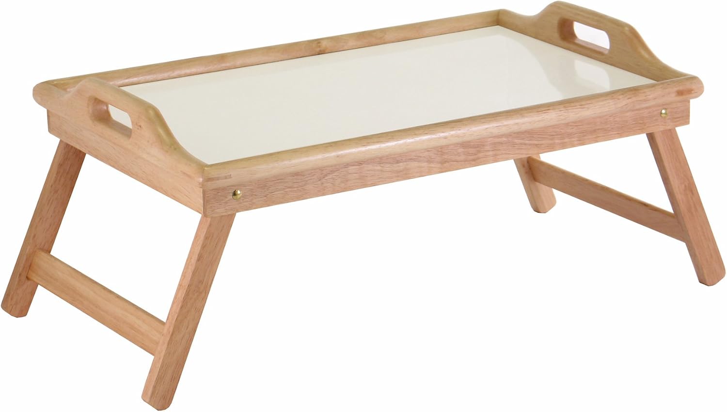 Winsome Sherwood Betttablett aus Holz, naturfarben und weiß : Amazon.de ...