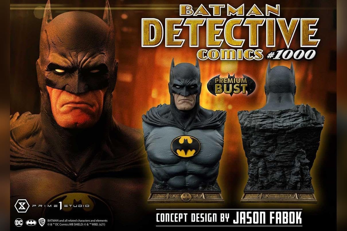 Amazon.com: Prime 1 Studio DC Comics Batman Detective Comics Bust #1000 ...
