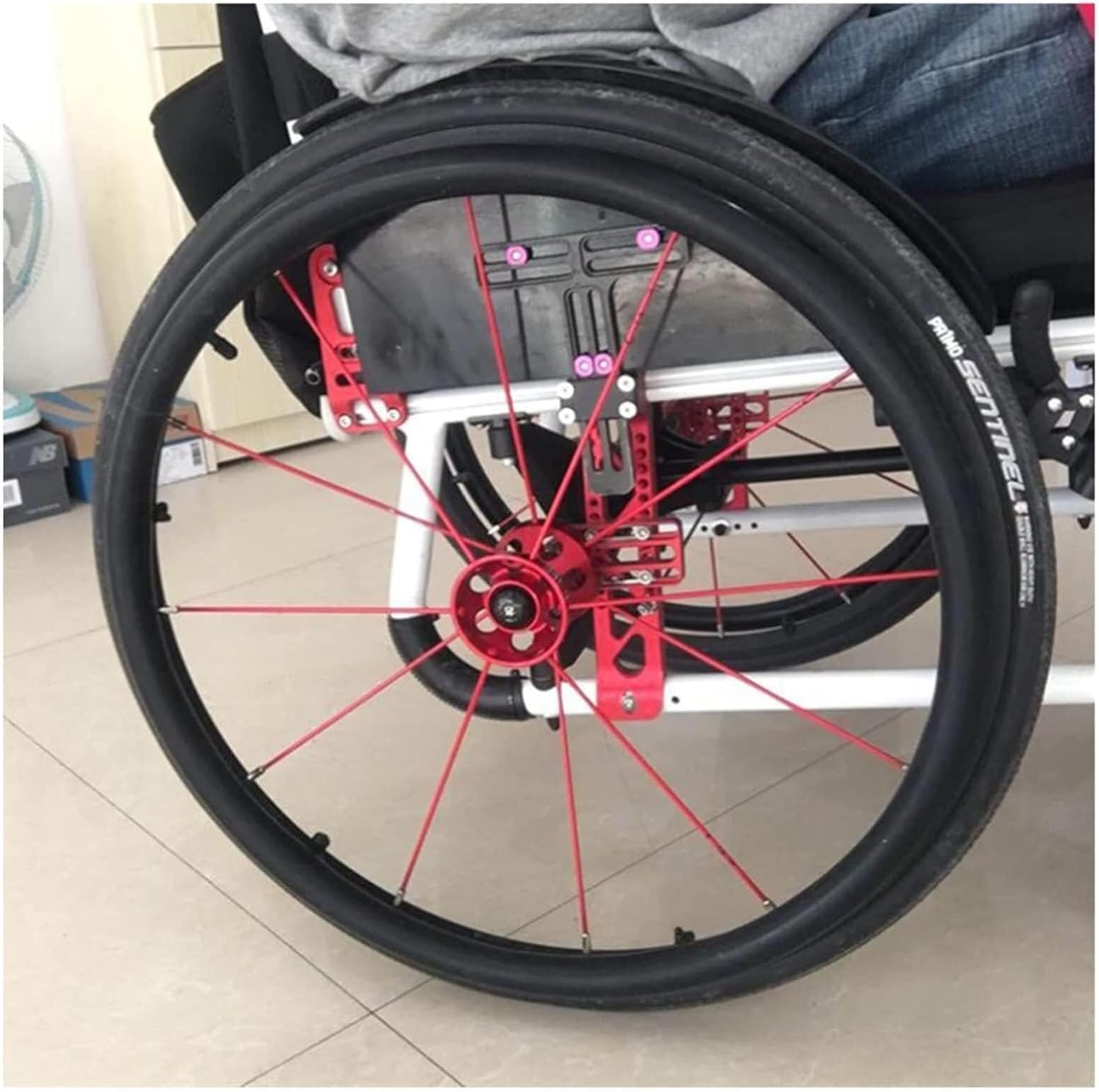 Amazon.com: Wheelchair Push Rim Covers, 24/22/20 Inches Non-Slip Wear ...