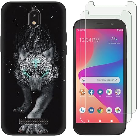 Amazon.com: TracFone BLU View 2 Case with Tempered Glass Screen ...