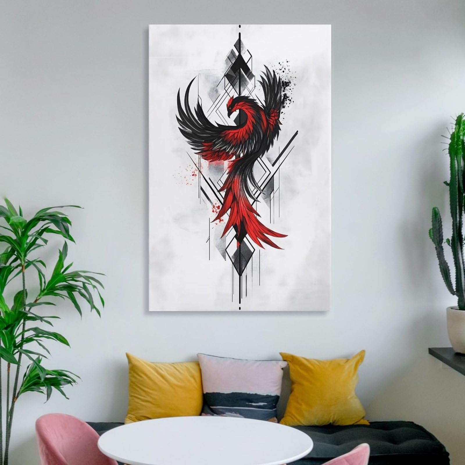 Phoenix Splatter Tattoos