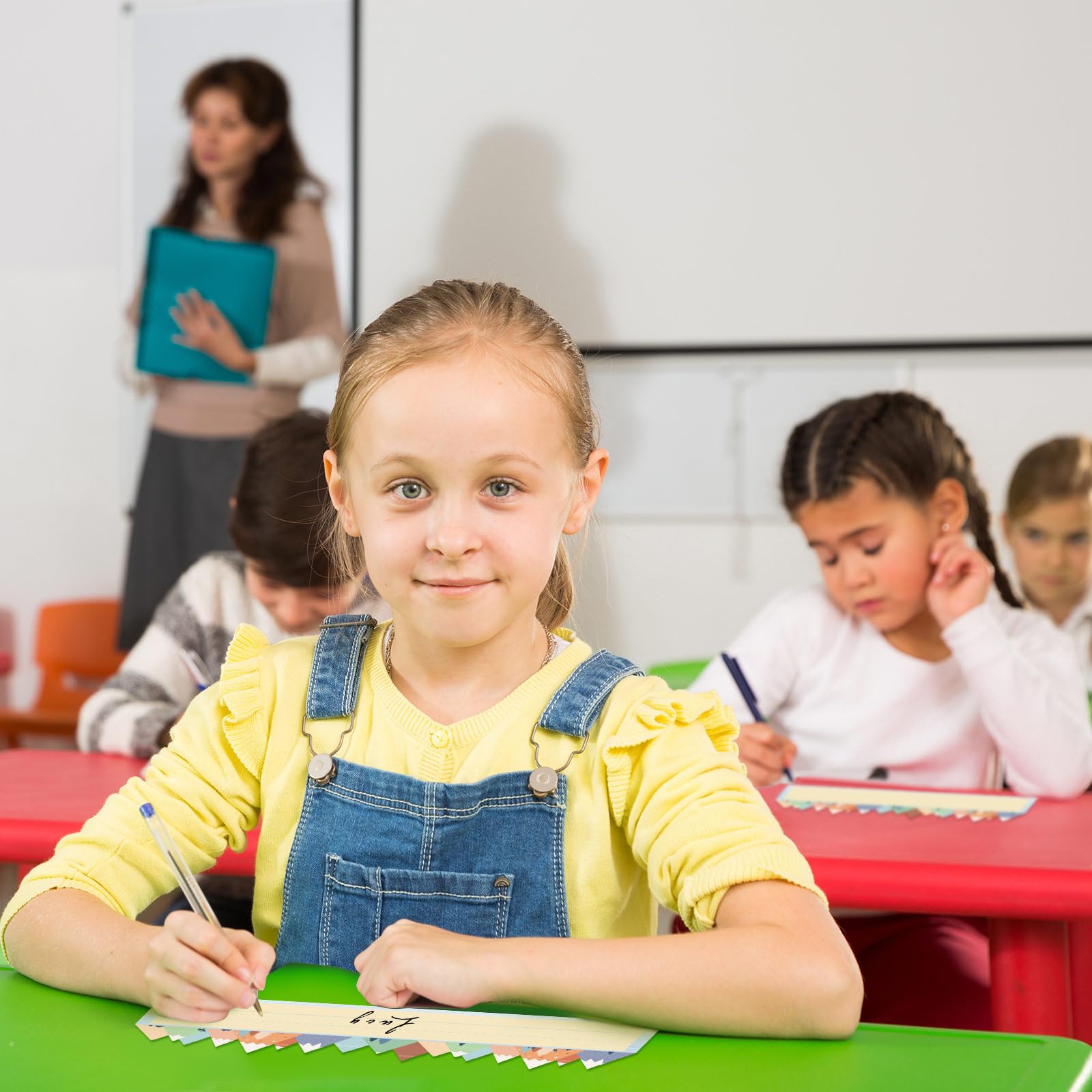 Snapklik.com : Maitys 60 Sheets Name Plates For Classroom Die Cut Name ...