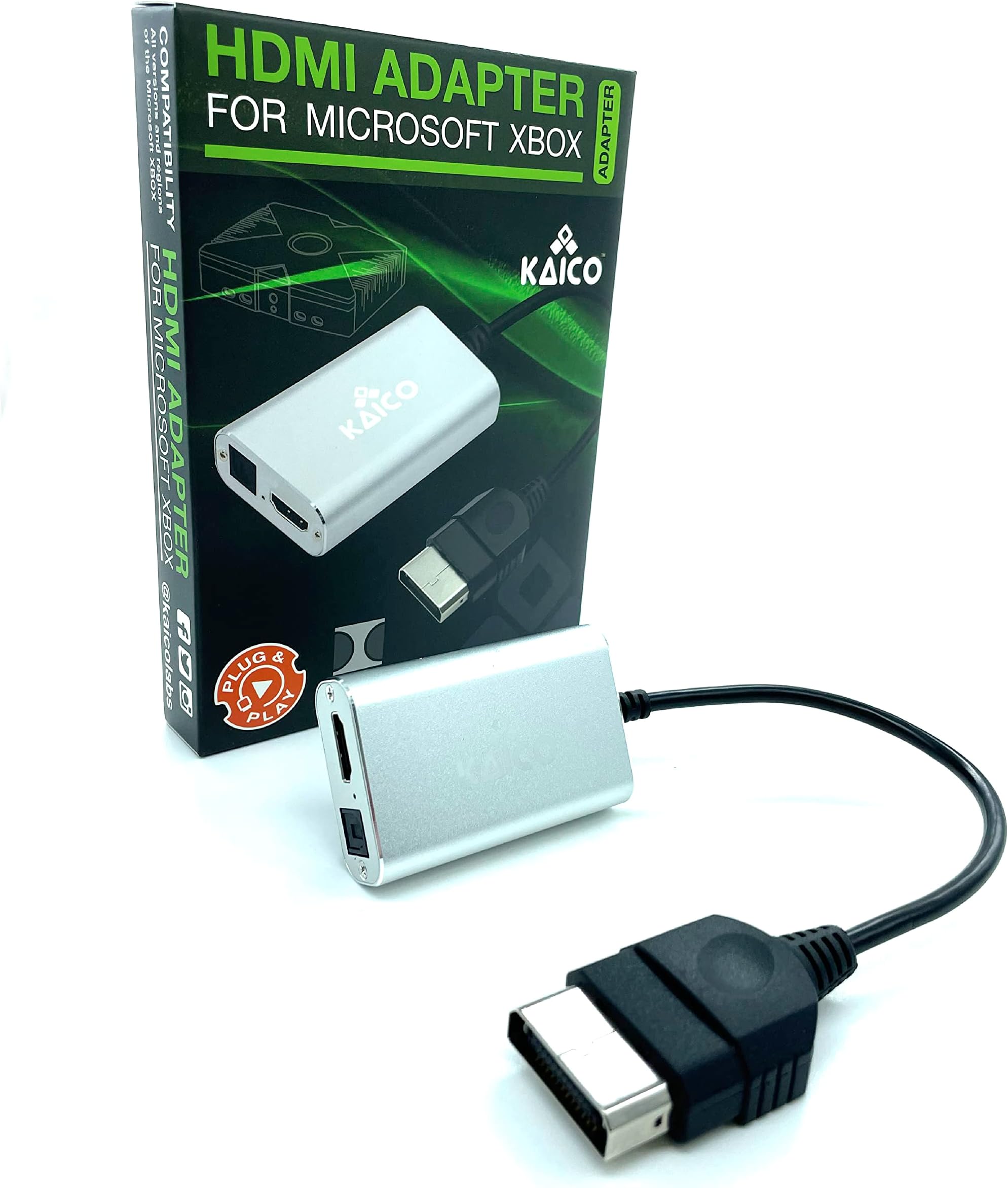 Amazon.com: Kaico Original Xbox to HDMI Adapter– HD Link Cable for ...