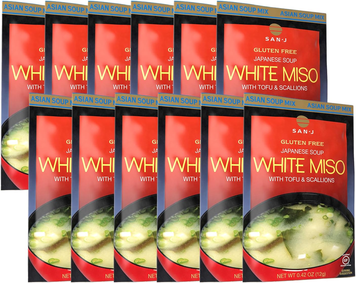 Amazon.com : San-J - White Miso Soup - Authentic Japanese Soup Mix - 0. ...