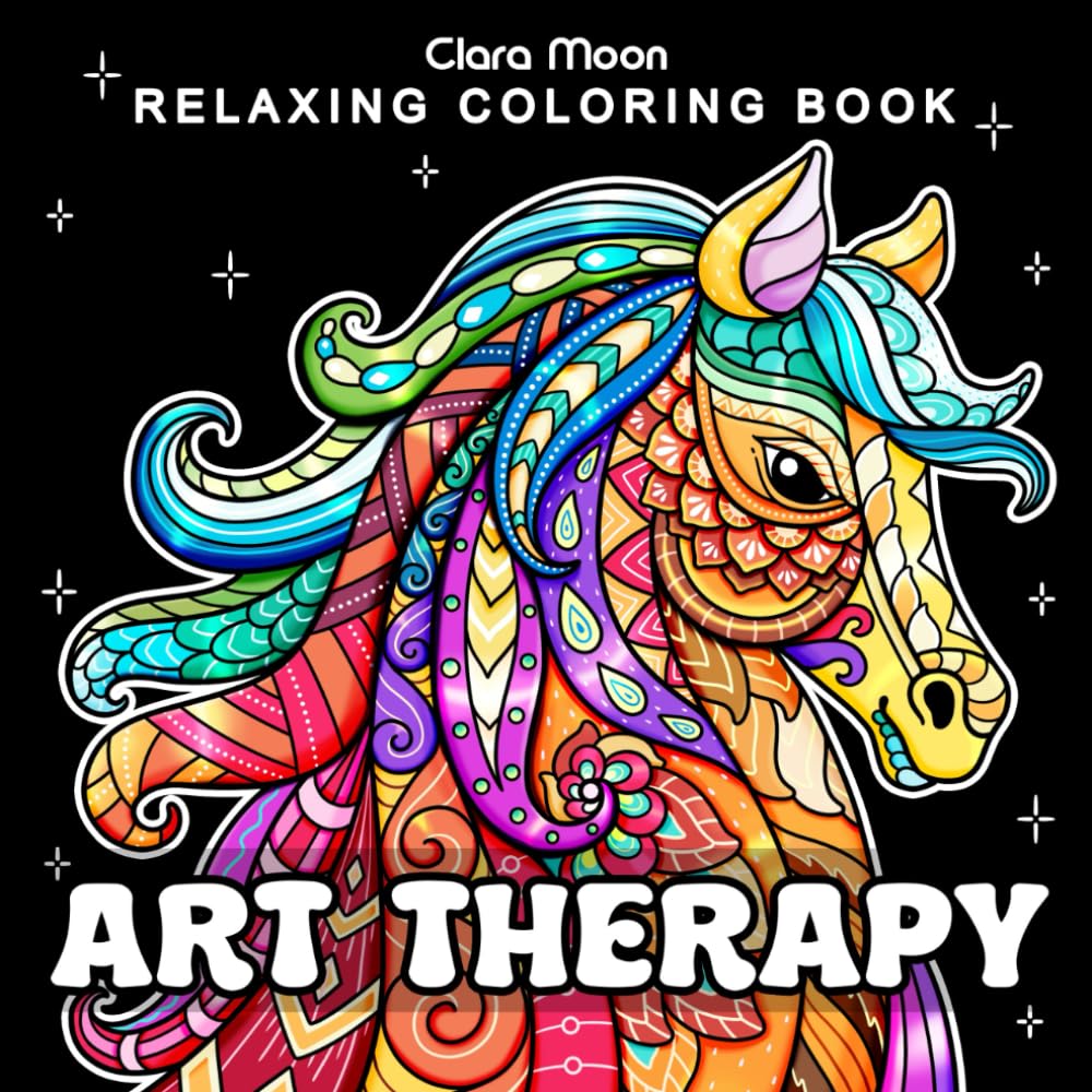 Amazon.com: Art Therapy: Relaxing Coloring Book Featuring Mandala ...