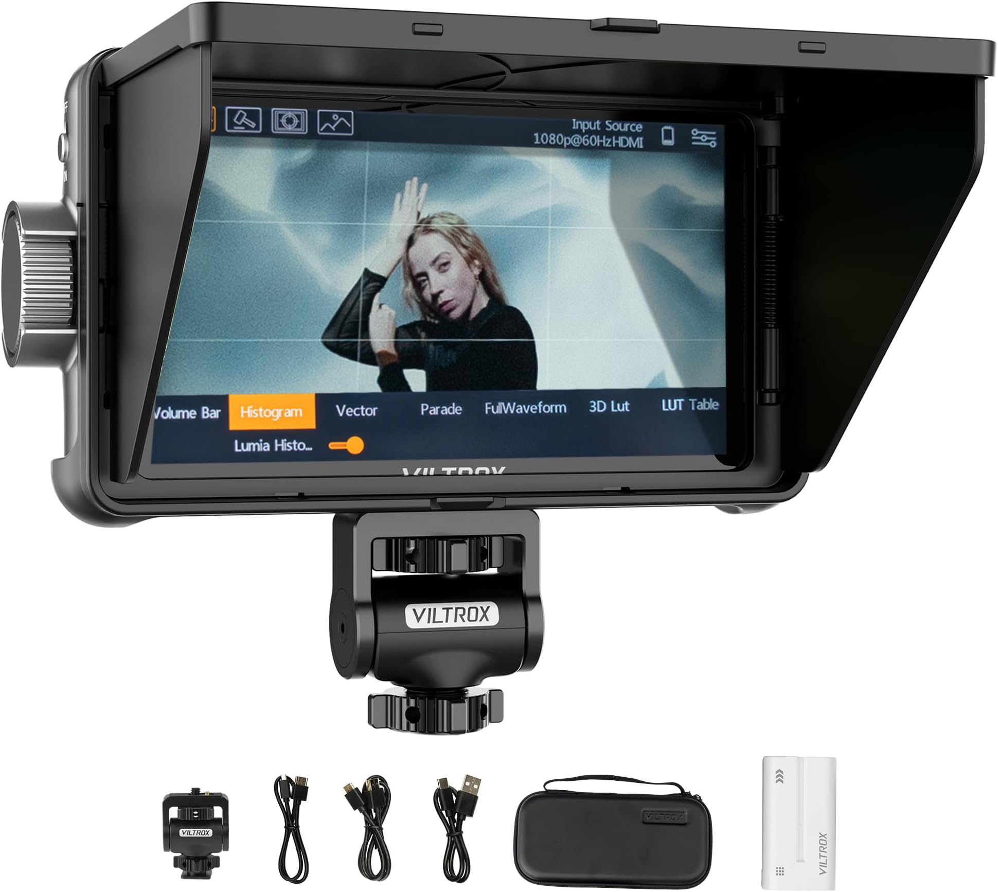 VILTROX DC-550 5.5 Inch 1200nits 4Kp30 HDMI Video Field Monitor, 10bit ...