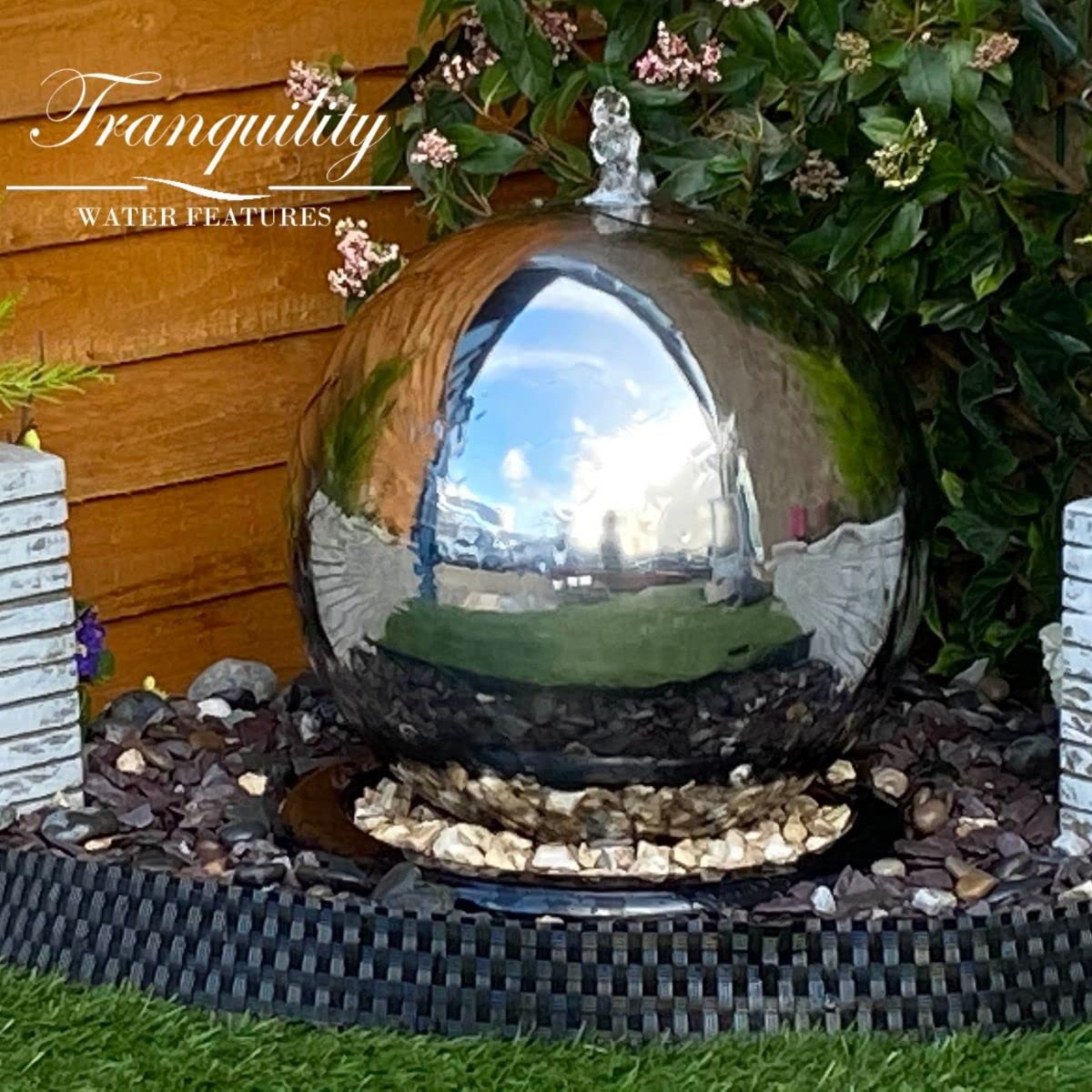 Sphere Water Fountains Outdoor Foras Fusion 450 Water Feature
