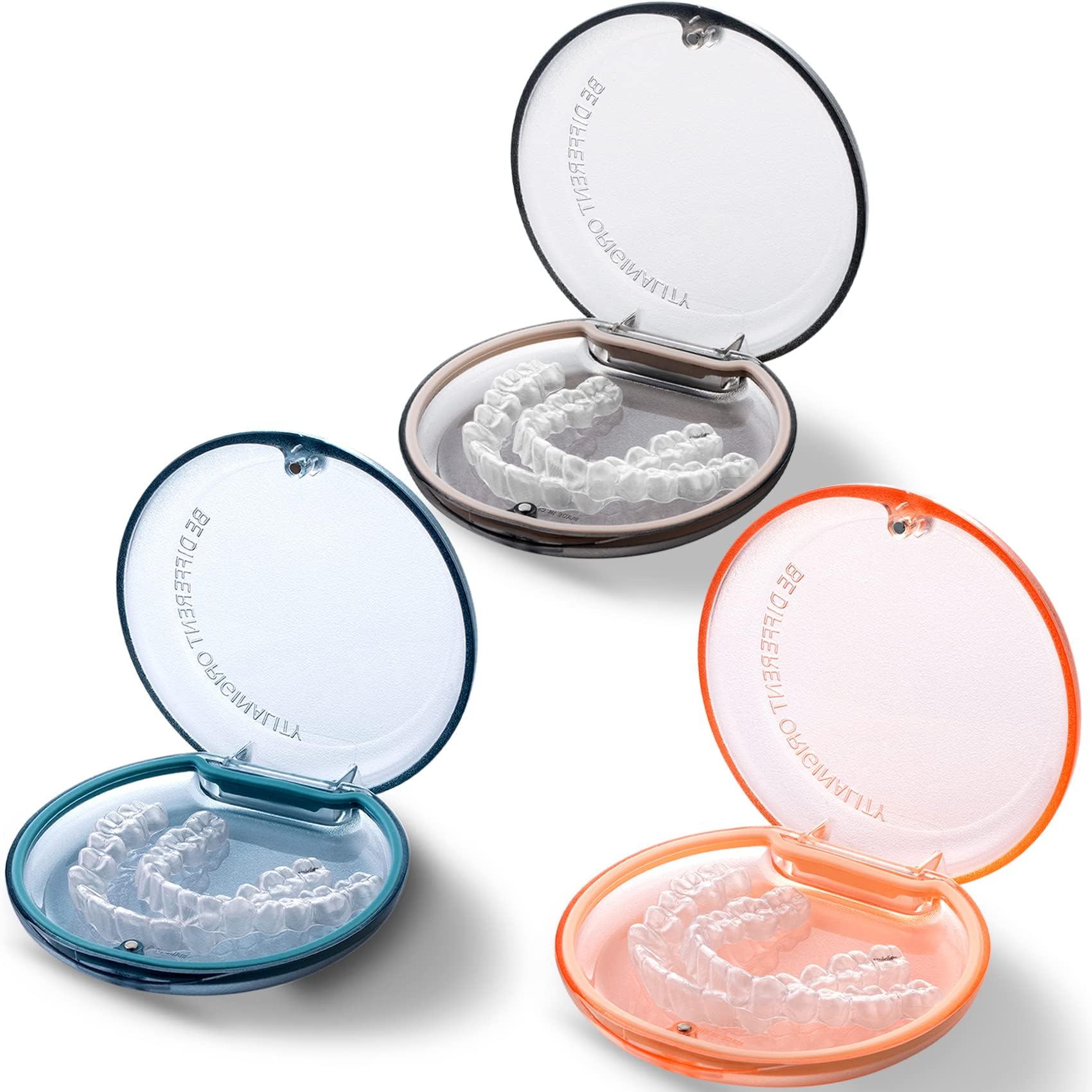 Amazon.com: Retainer Case, 3 Pack Mouth Guard Case with Magnetic ...