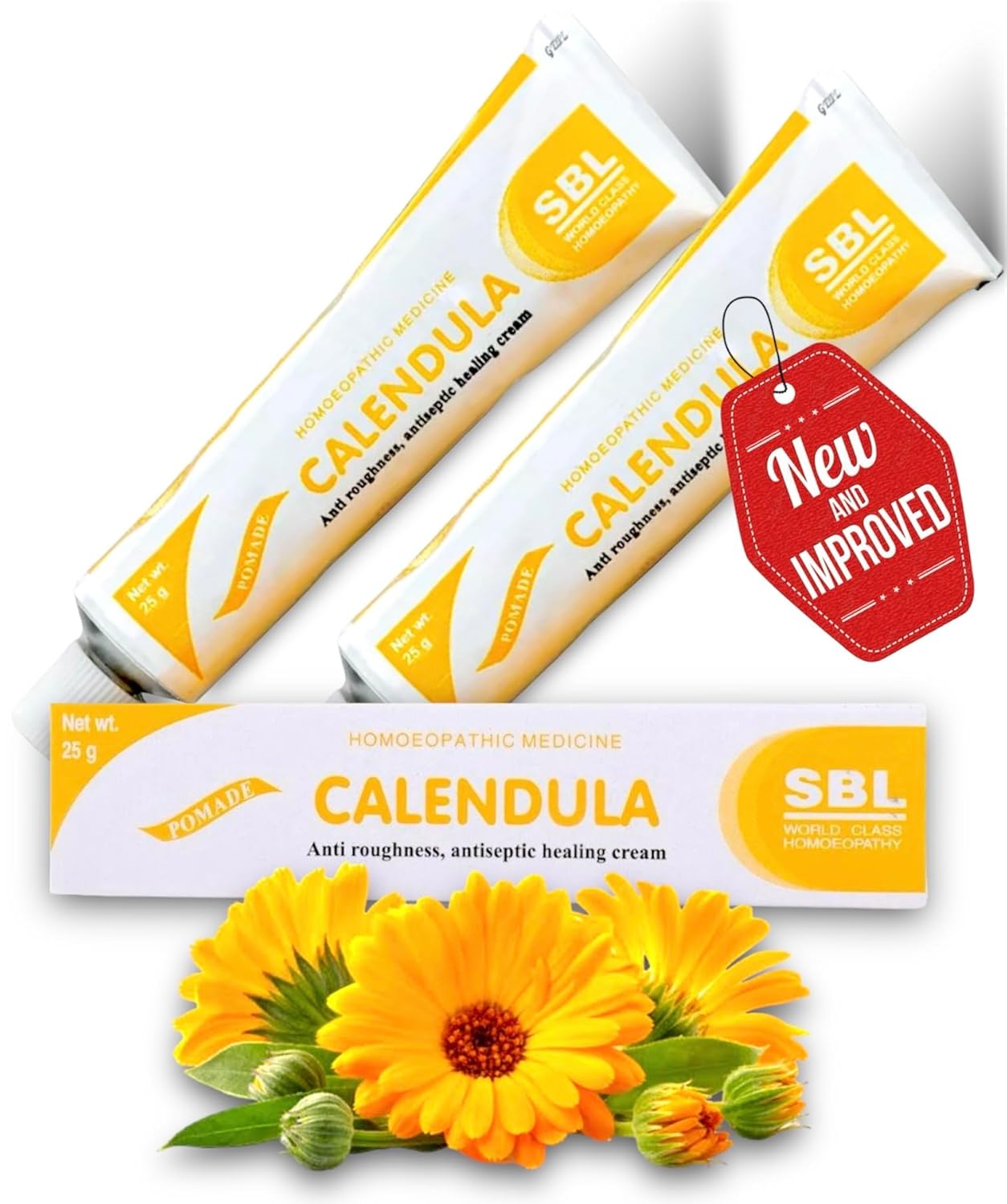 SBL Calendula Ointment - CALENDULA HEALING CREAM - 25gm - Pack Of 2 ...