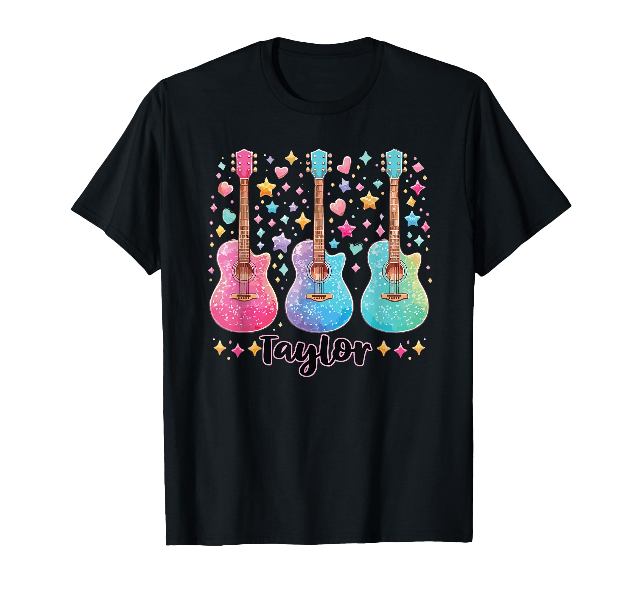 Amazon.com: Girl Taylor First Name Personalized Groovy 80's Pink T ...