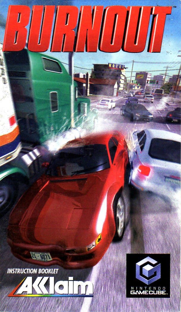 Amazon.com: Burnout Gamecube Instruction Booklet (Nintendo Gamecube ...