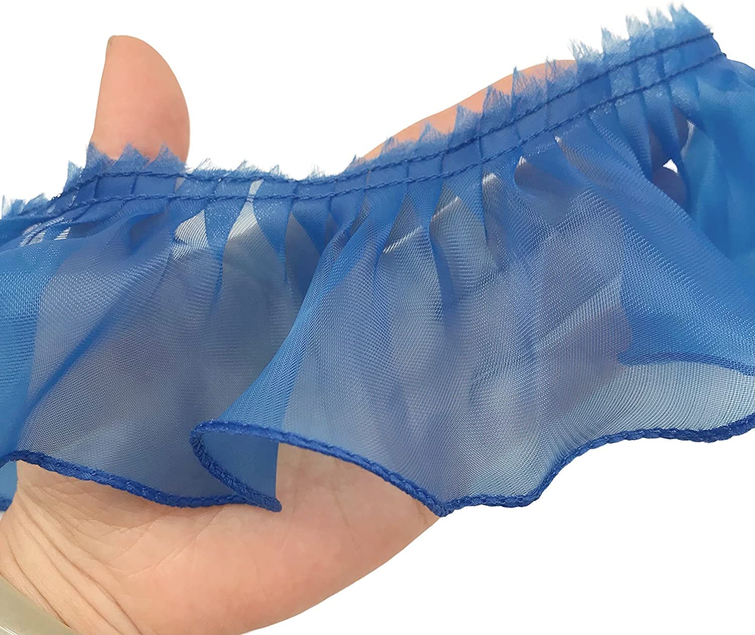 Amazon.com: PEPPERLONELY 1 Yard 3 Inch Wide Chiffon Lace Mesh Gauze ...